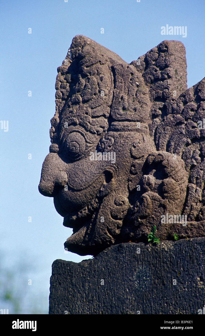 prambanan temple detail java indonesia Stock Photo - Alamy