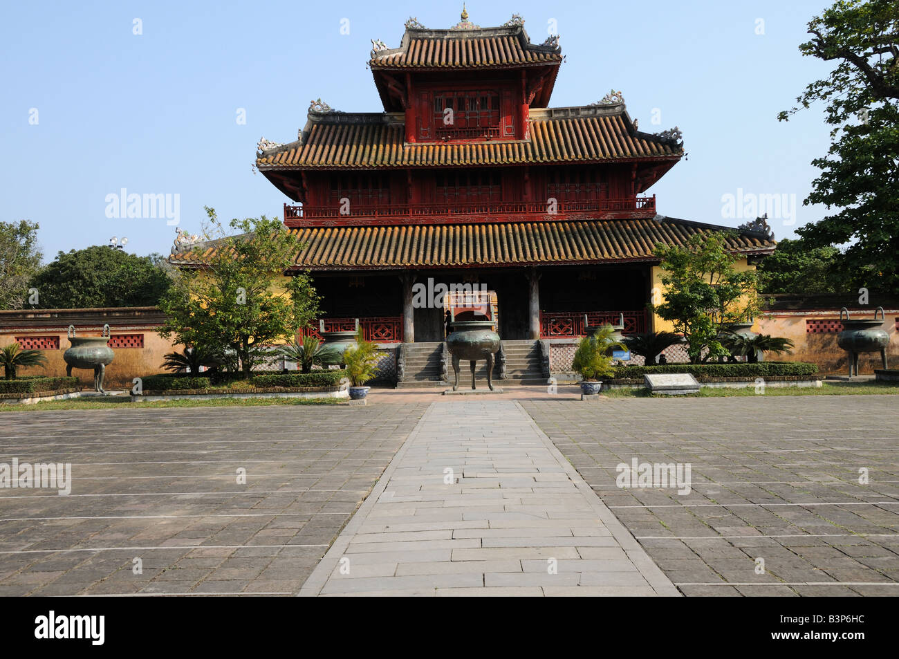 Thien Mieu Temple Imperial City Old Citadel Palace Hue Vietnam Stock ...