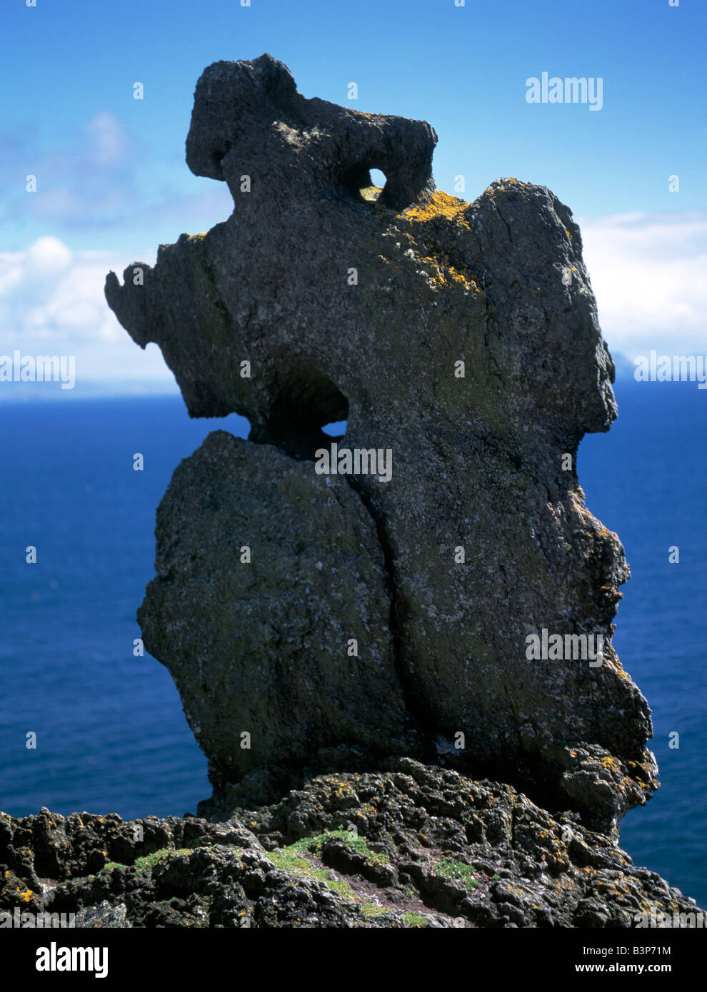 ireland, county kerry, iveragh peninsula, skellig michael natural ...