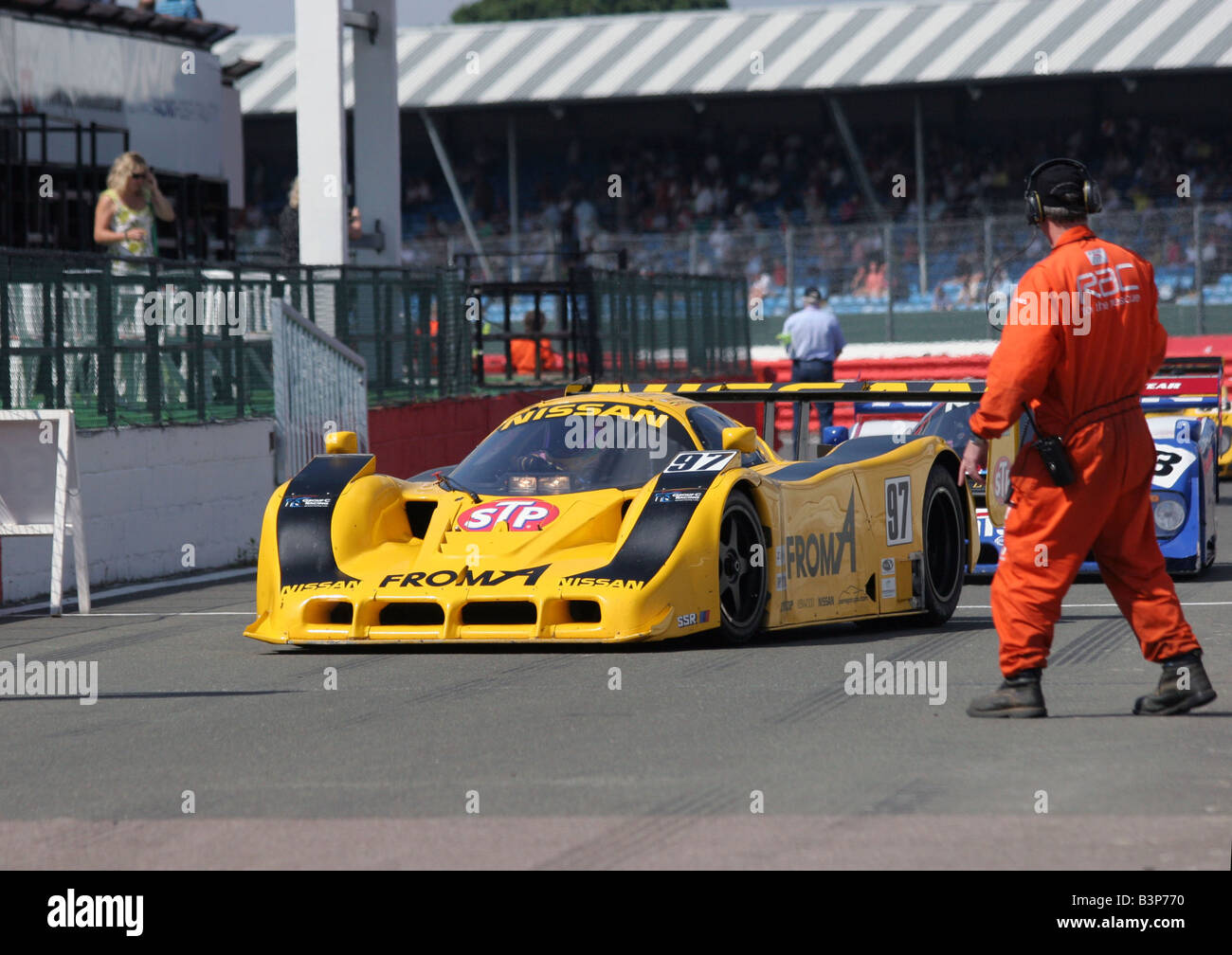Andy Purdie from Tumbridge Wells in No.97 a 1993 Yellow From A, Nissan ...
