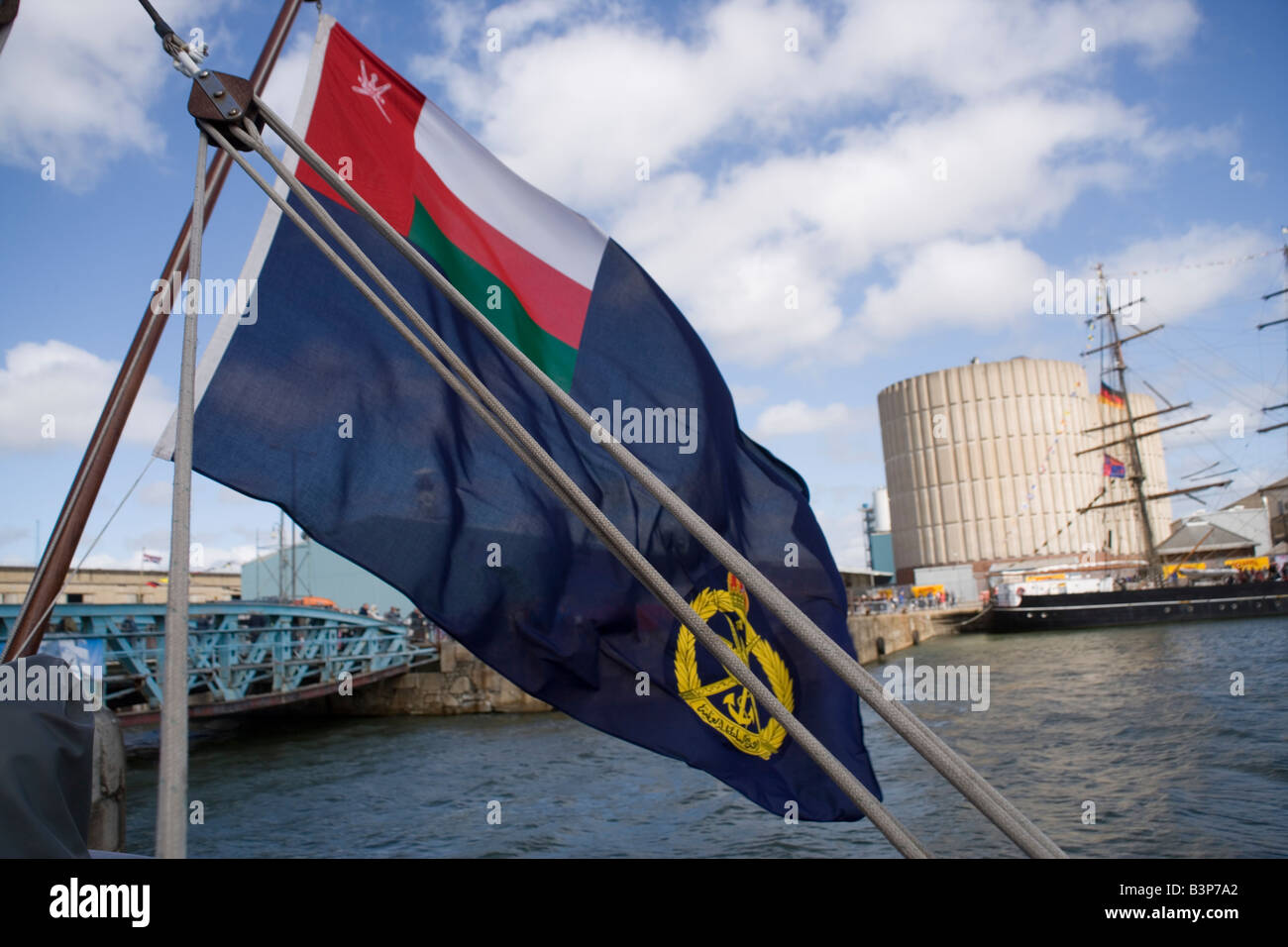 The Omani sailing ship the Shabab Oman at the Tall Ships race in ...