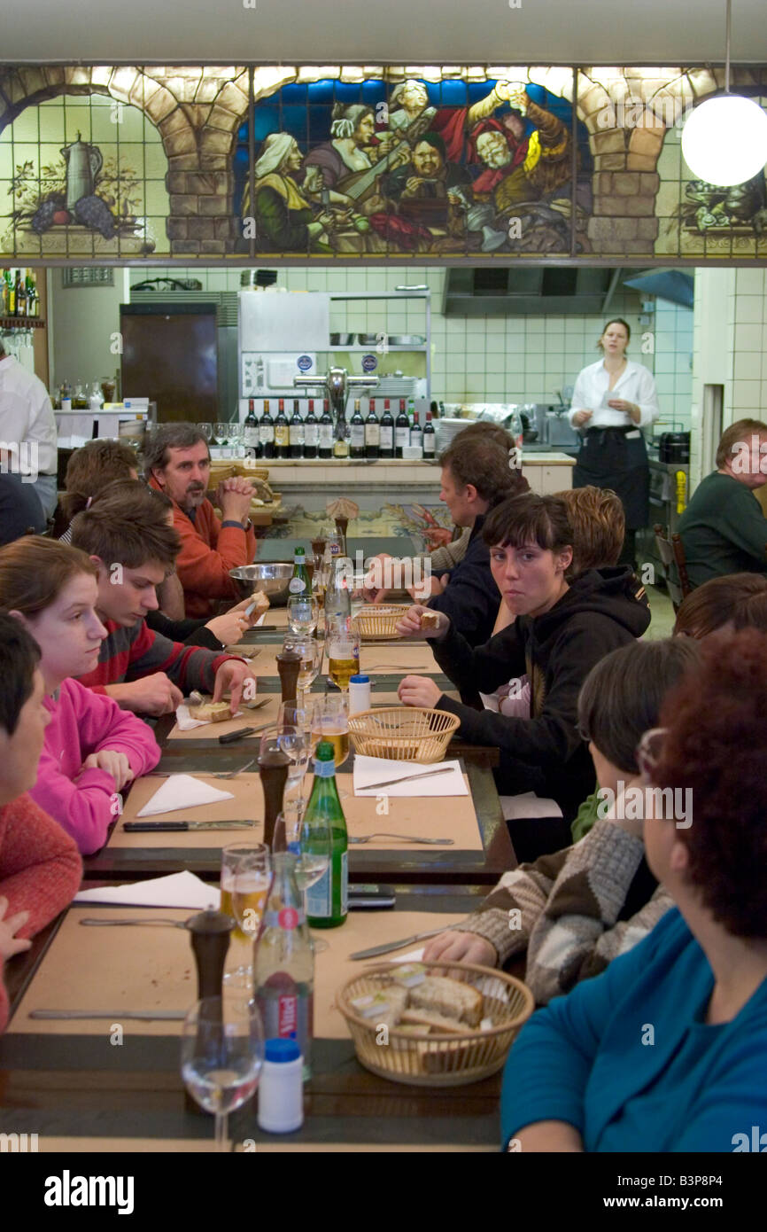 Popular family restaurant 'Le Pre Sale' selling traditional Belgian ...