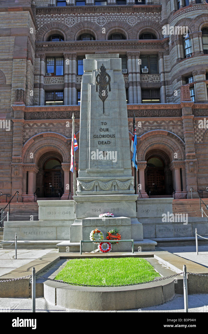 Monument To Our Glorious Dead dedicated by the citizen of Toronto to ...