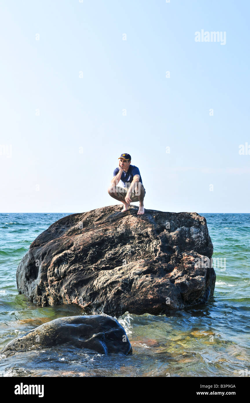 The shipwrecked man and the sea hi-res stock photography and images - Alamy