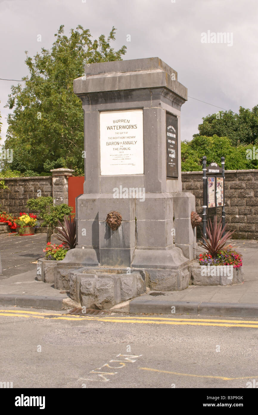 Public Water Fountain Co Clare Ireland Stock Photo - Alamy