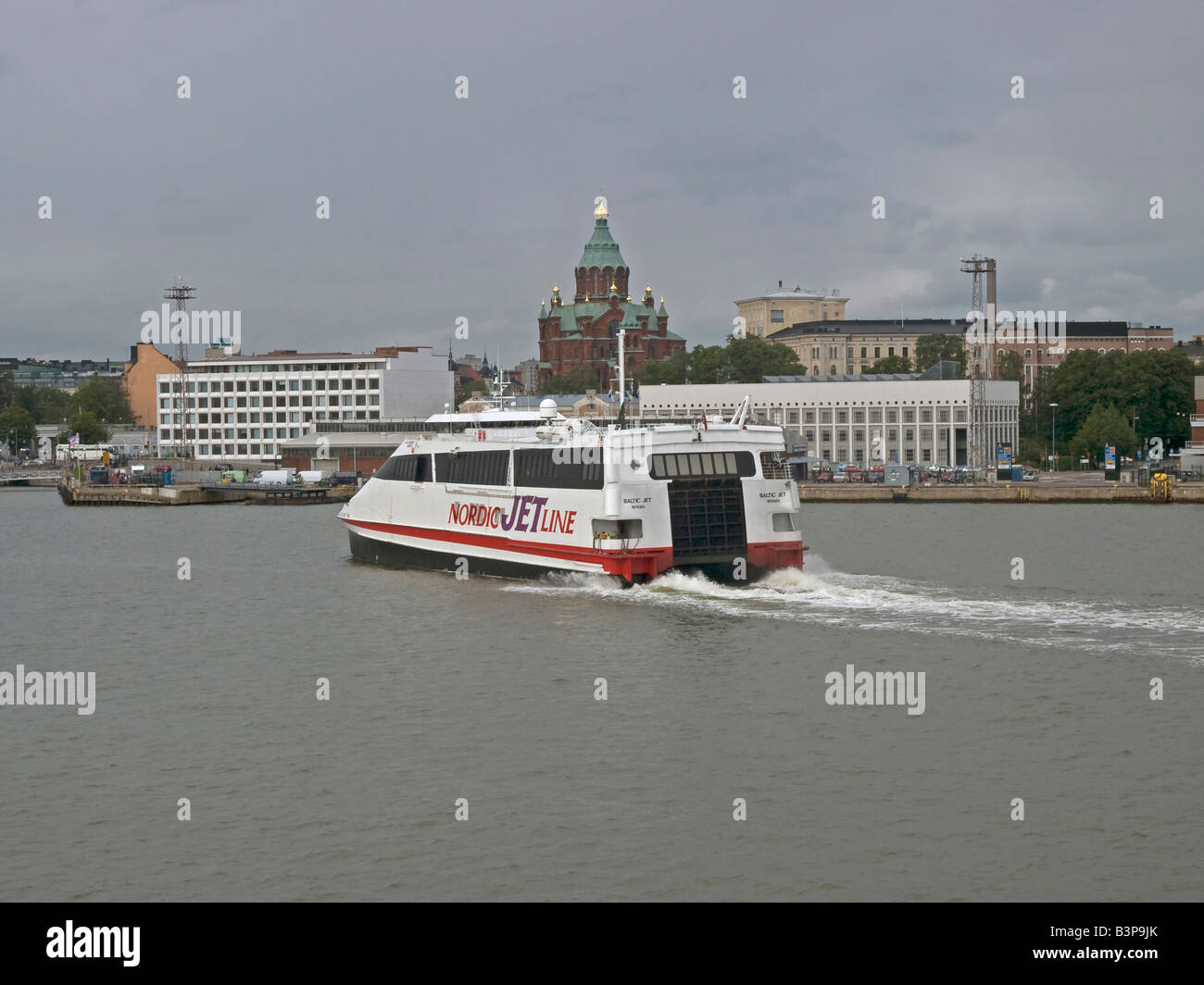 the Nordic Jet Line ferry coming from Tallin Estland very speedy to ...
