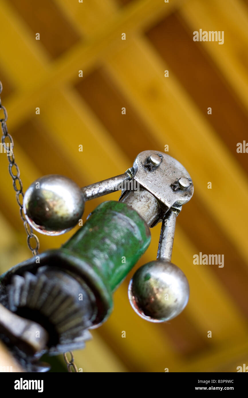 Centrifugal flyball governor or steam regulator on a steam traction ...
