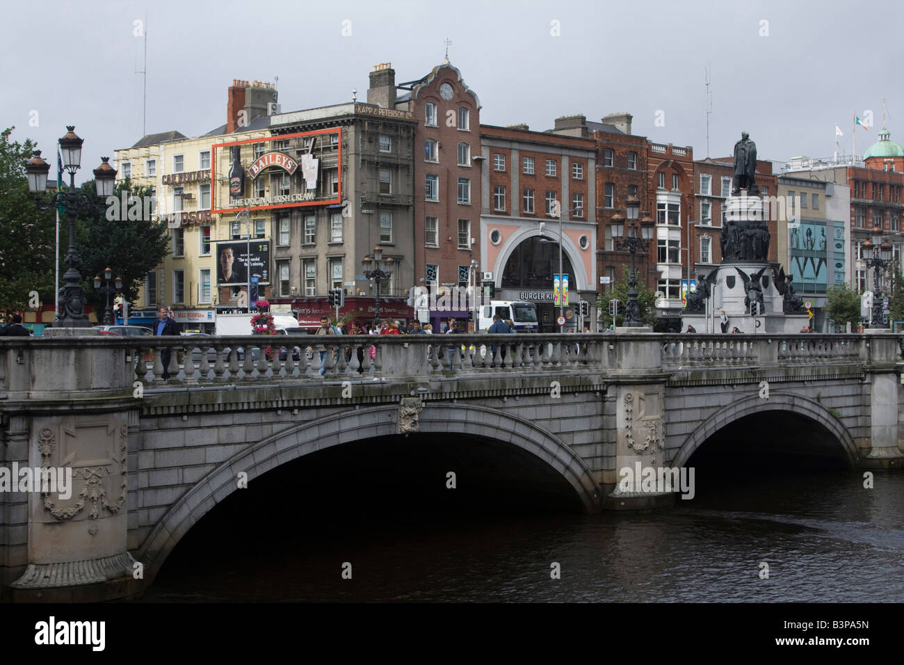 o'connell bridge Dublin City Centre Ireland Irish Republic EIRE Stock ...