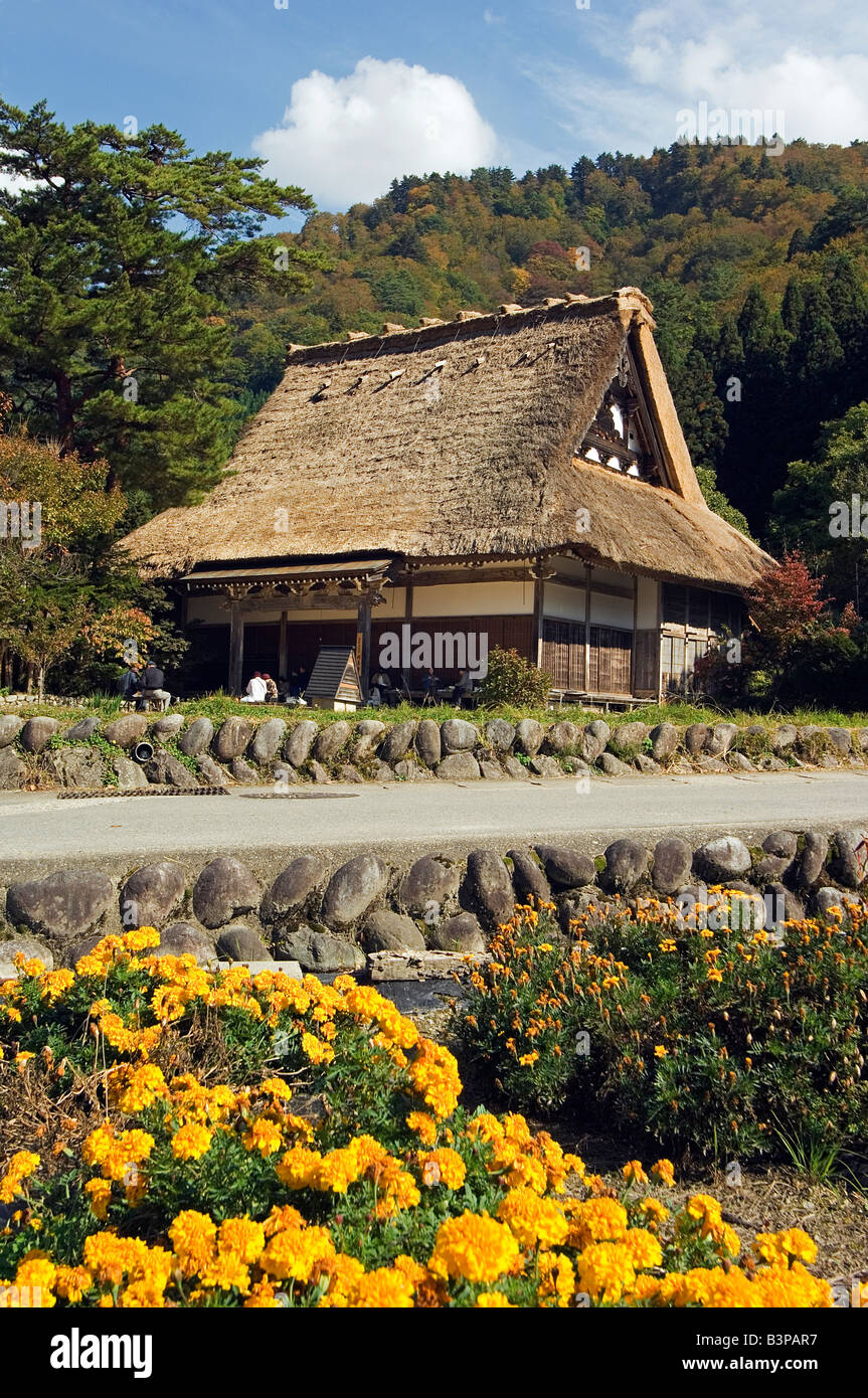 Japan, Gifu Prefecture, Ogi Machi. Shirakawago Unesco World Heritage ...