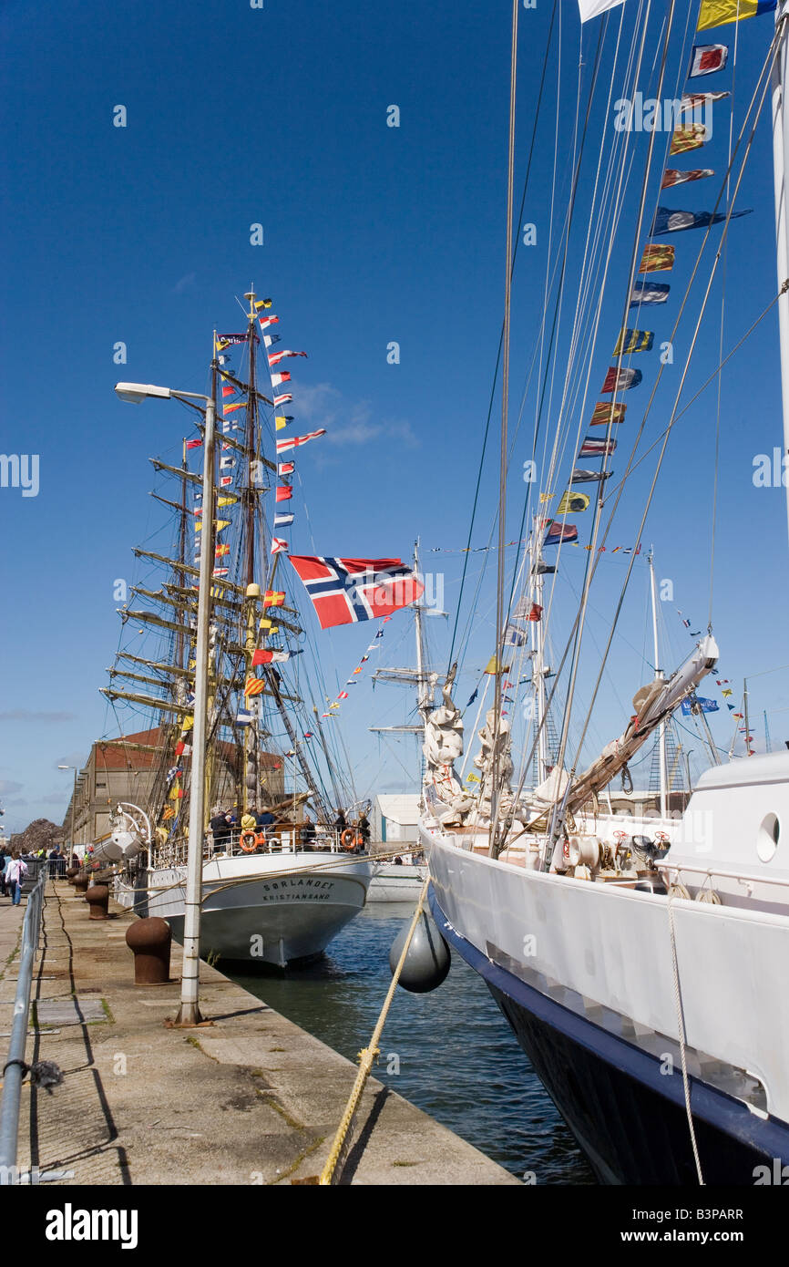 The Norwegian sailing ship the Sorlandet at the Tall Ships race in ...