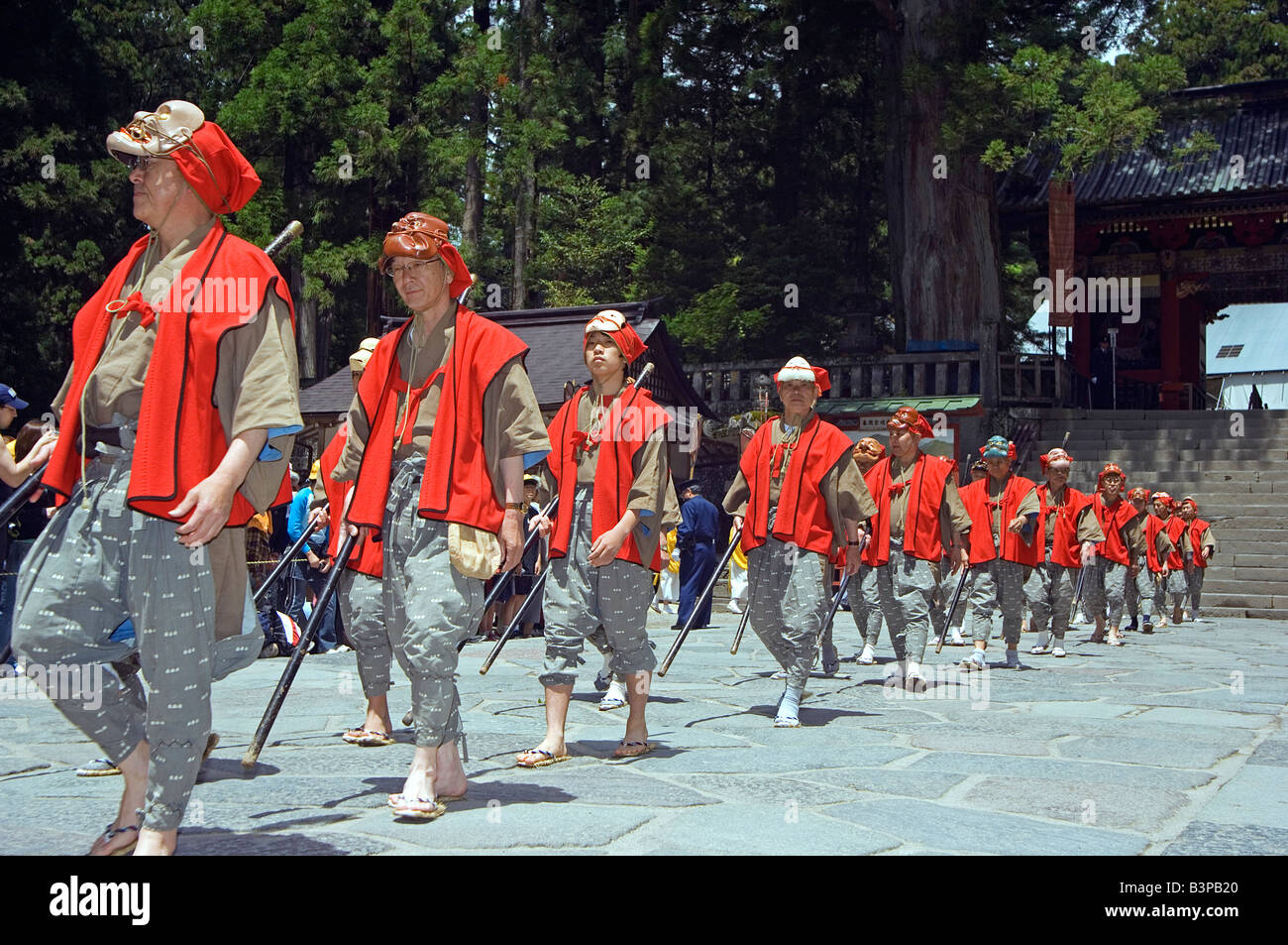 Japan, Tochigi prefecture, Nikko. Spring Festival Toshogu shrine ...
