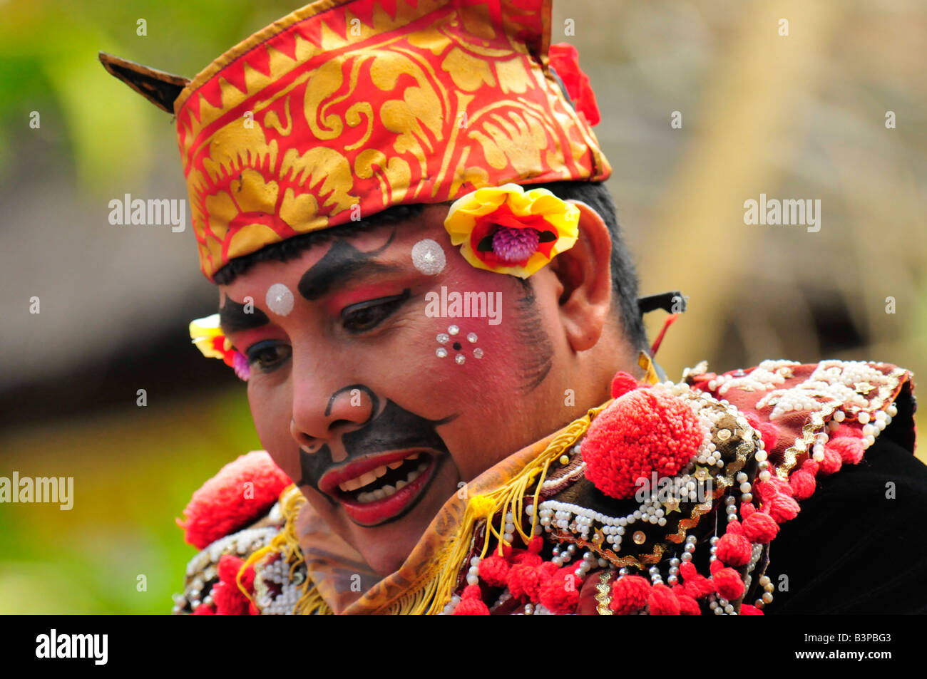 barong dancer, barong dance , batubulan , island of bali , indonesia ...