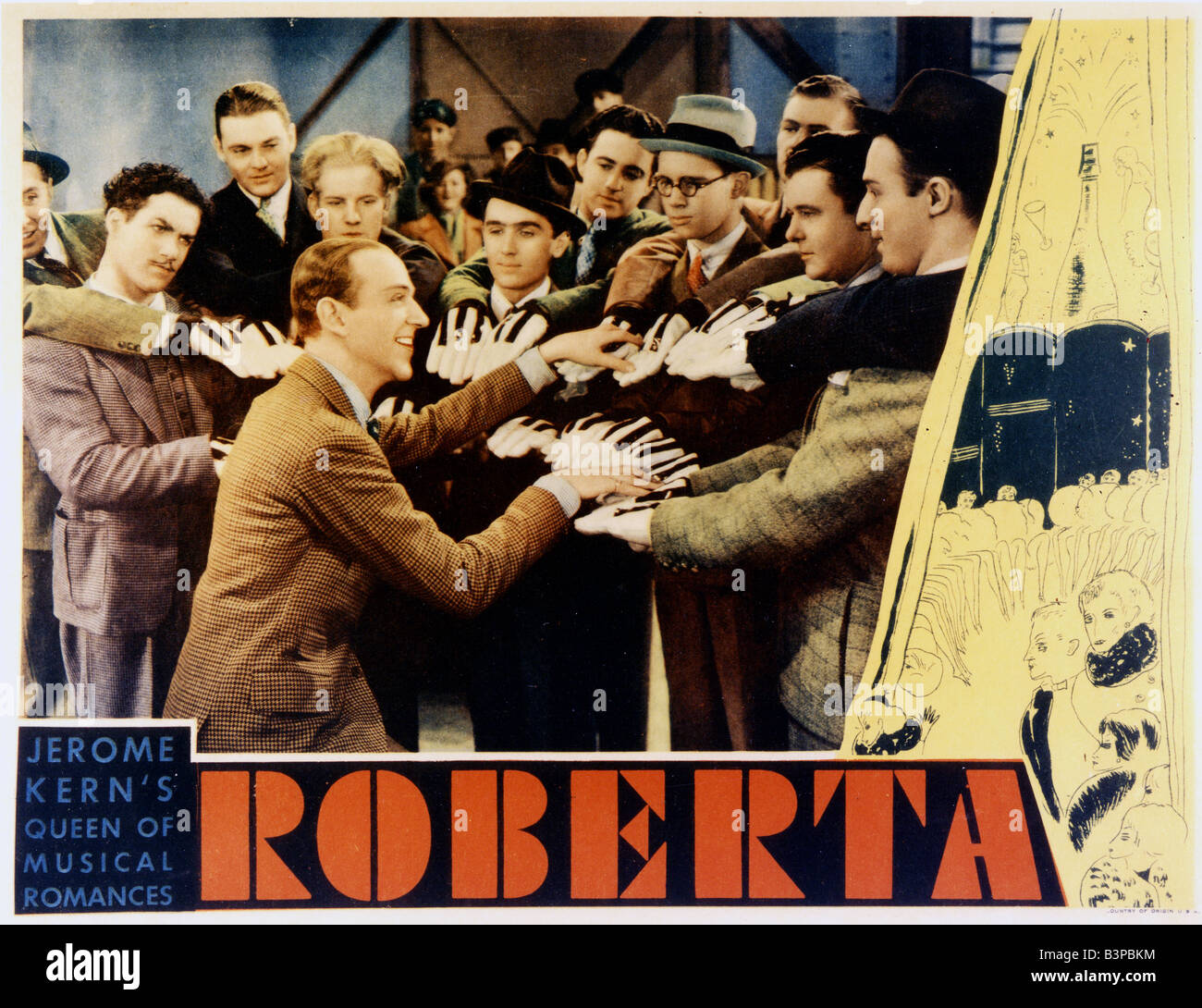 ROBERTA 1935 RKO film with Fred Astaire and Ginger Rogers Stock Photo - Alamy