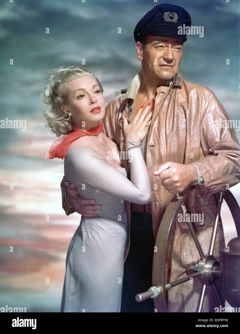 SEA CHASE 1955 Warner film with Lana Turner and John Wayne Stock Photo ...