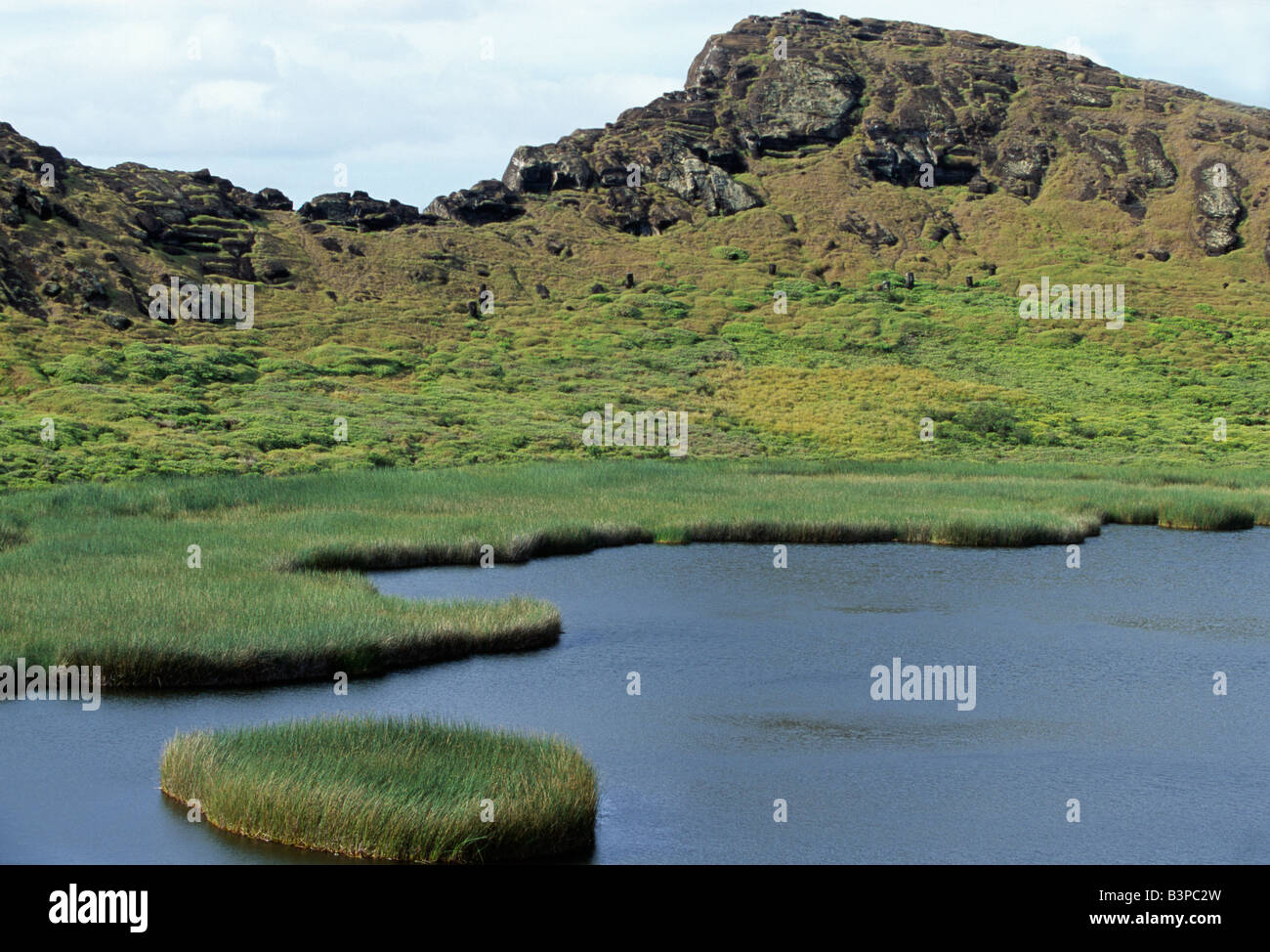 Lake inside a volcano hi-res stock photography and images - Alamy