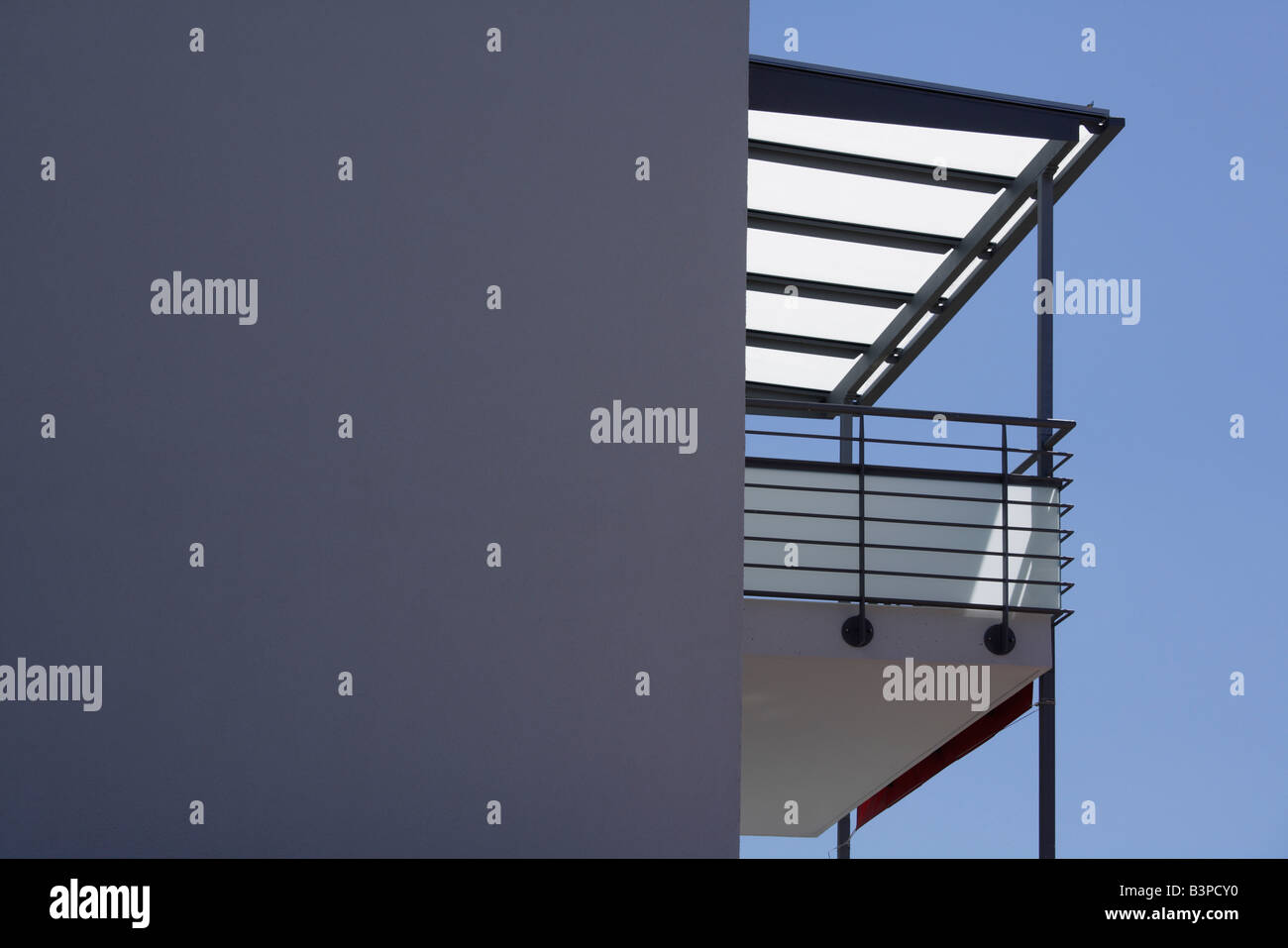 Germany, Bavaria, Munich, New building with balcony Stock Photo - Alamy