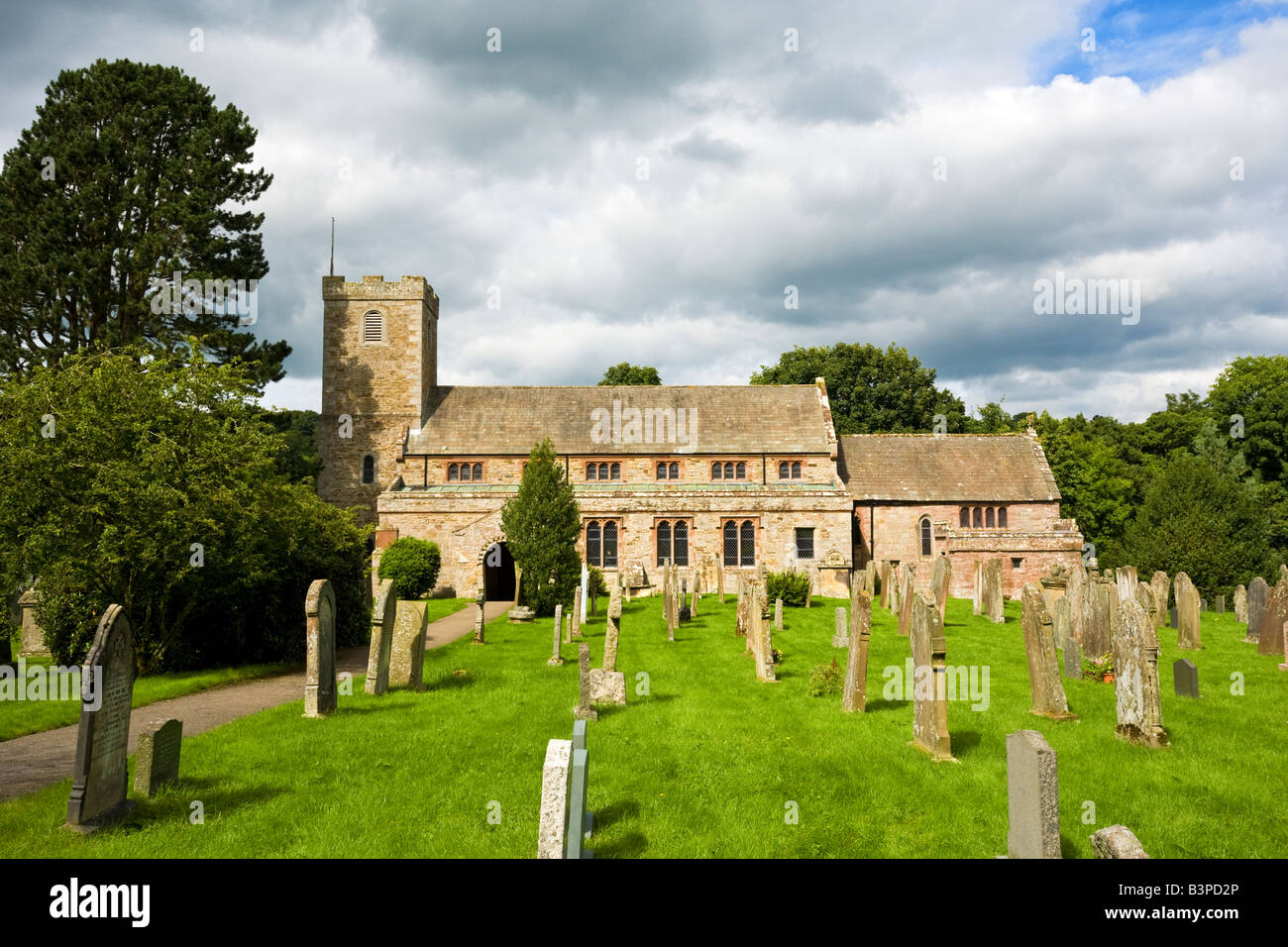 St Kentigerns Church Caldbeck Cumbria the Lake District England UK ...