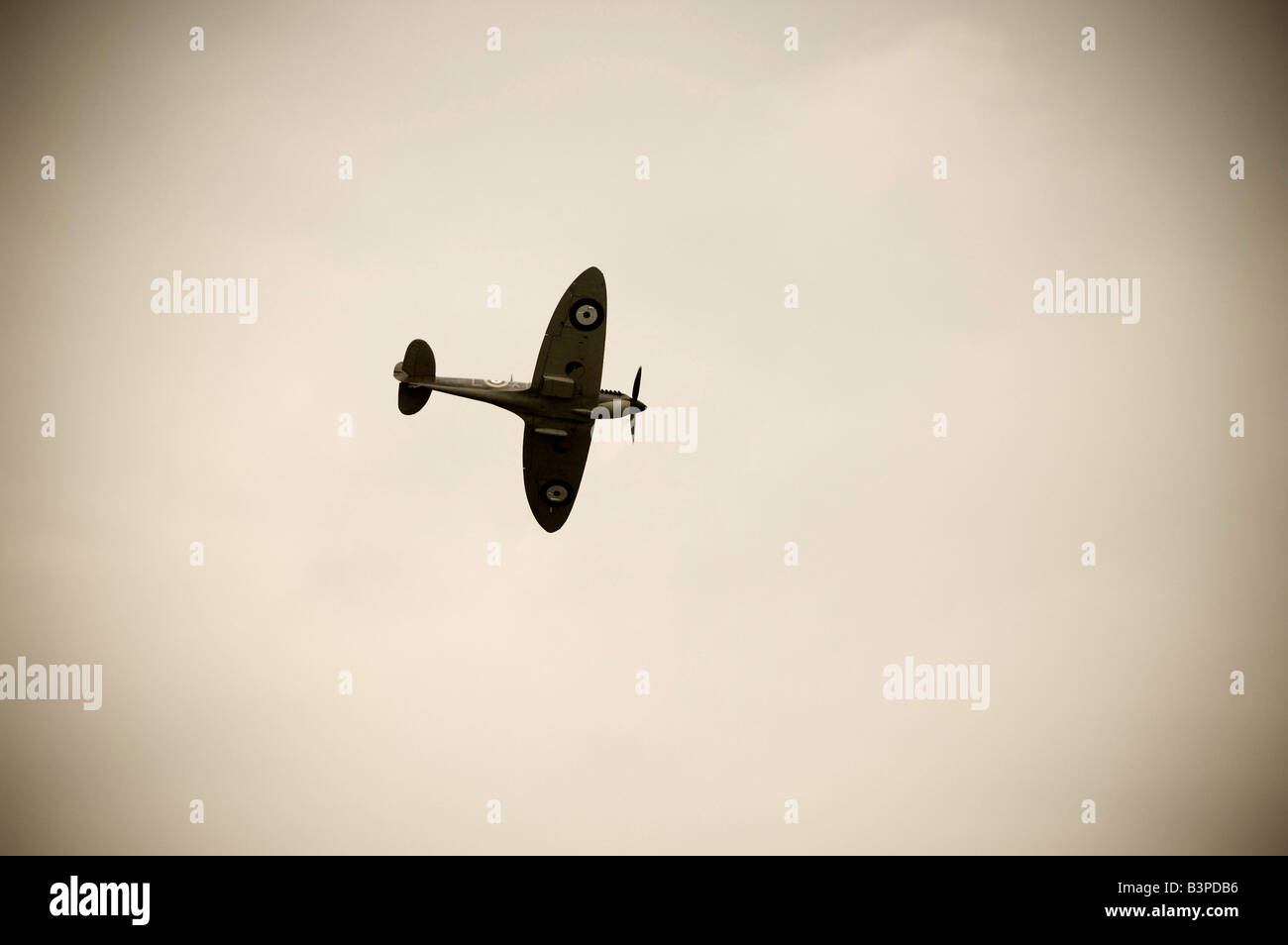 Spitfire in flight Stock Photo - Alamy