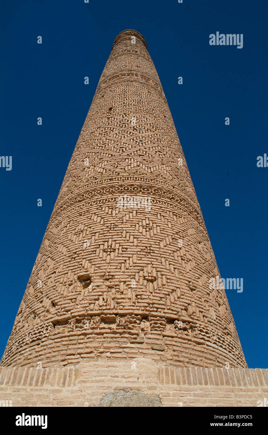 The Khosrogerd minaret, near Sabzevar, Iran. This minaret is one of ...