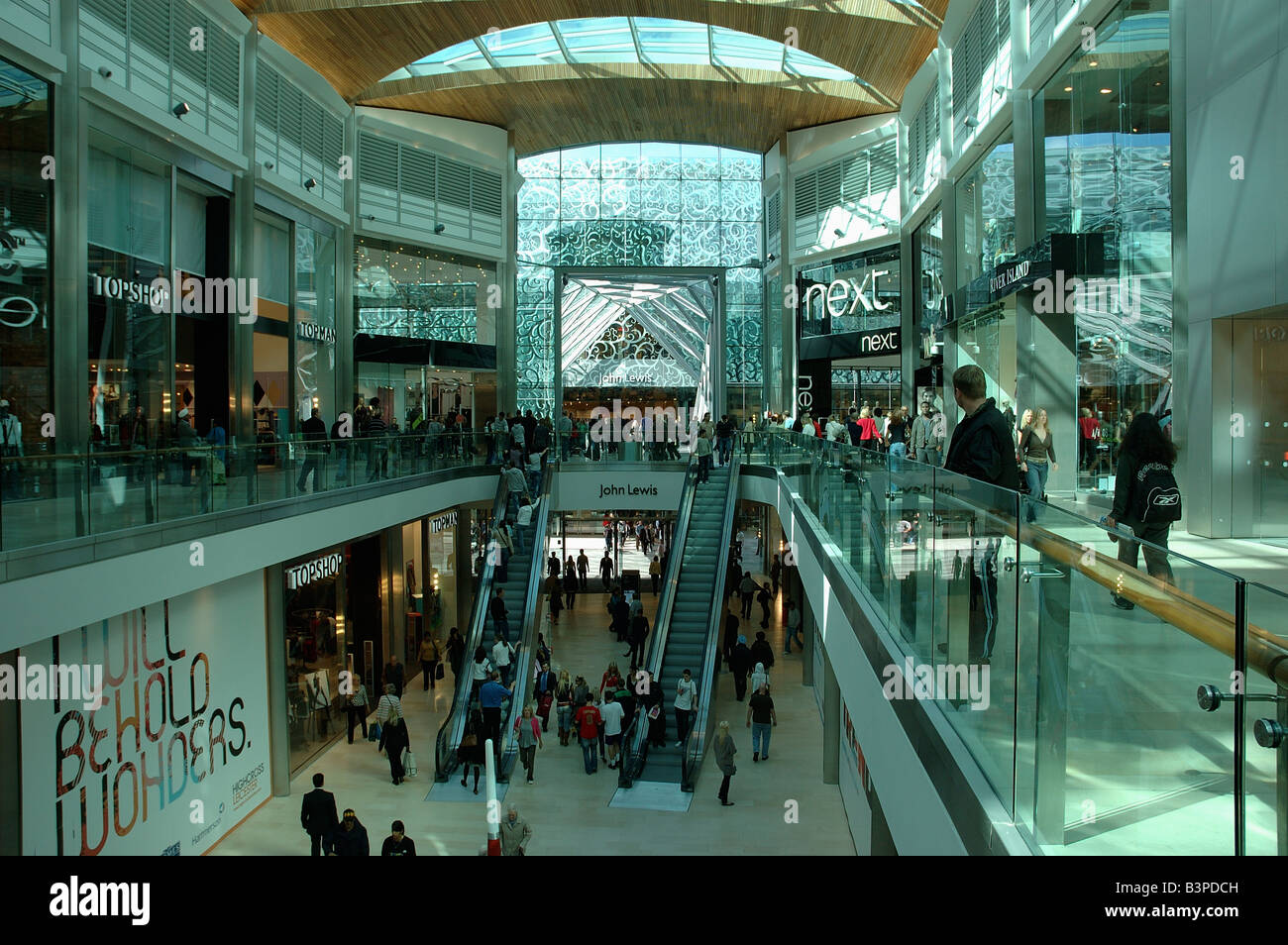 Inside Leicester city s Highcross shopping centre Stock Photo - Alamy