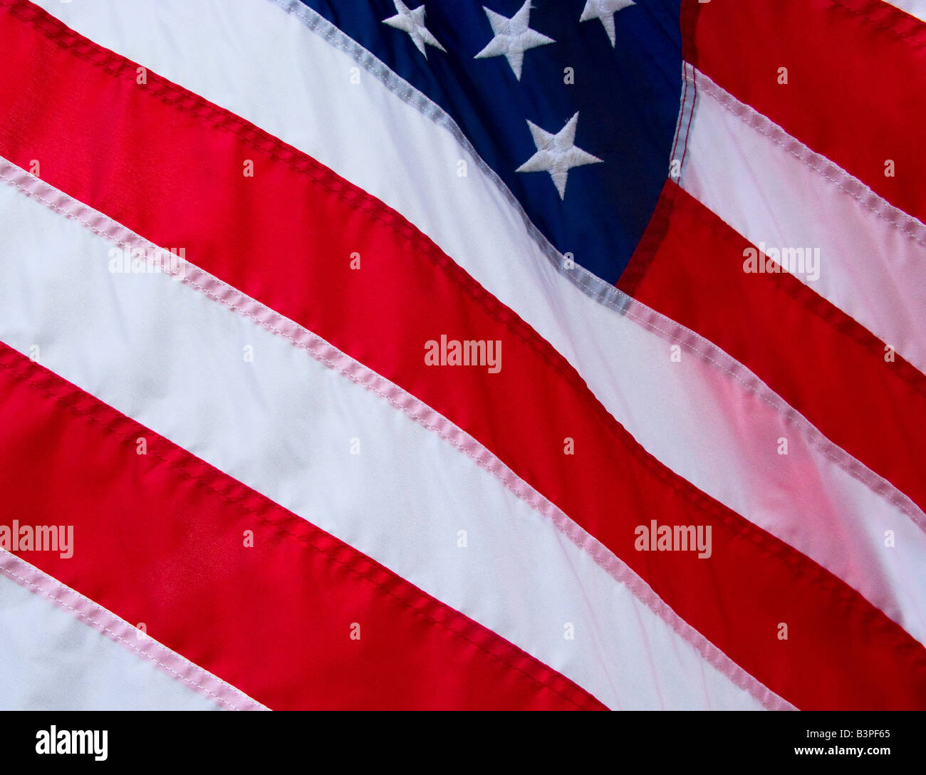 Wind rippling flag hi-res stock photography and images - Alamy