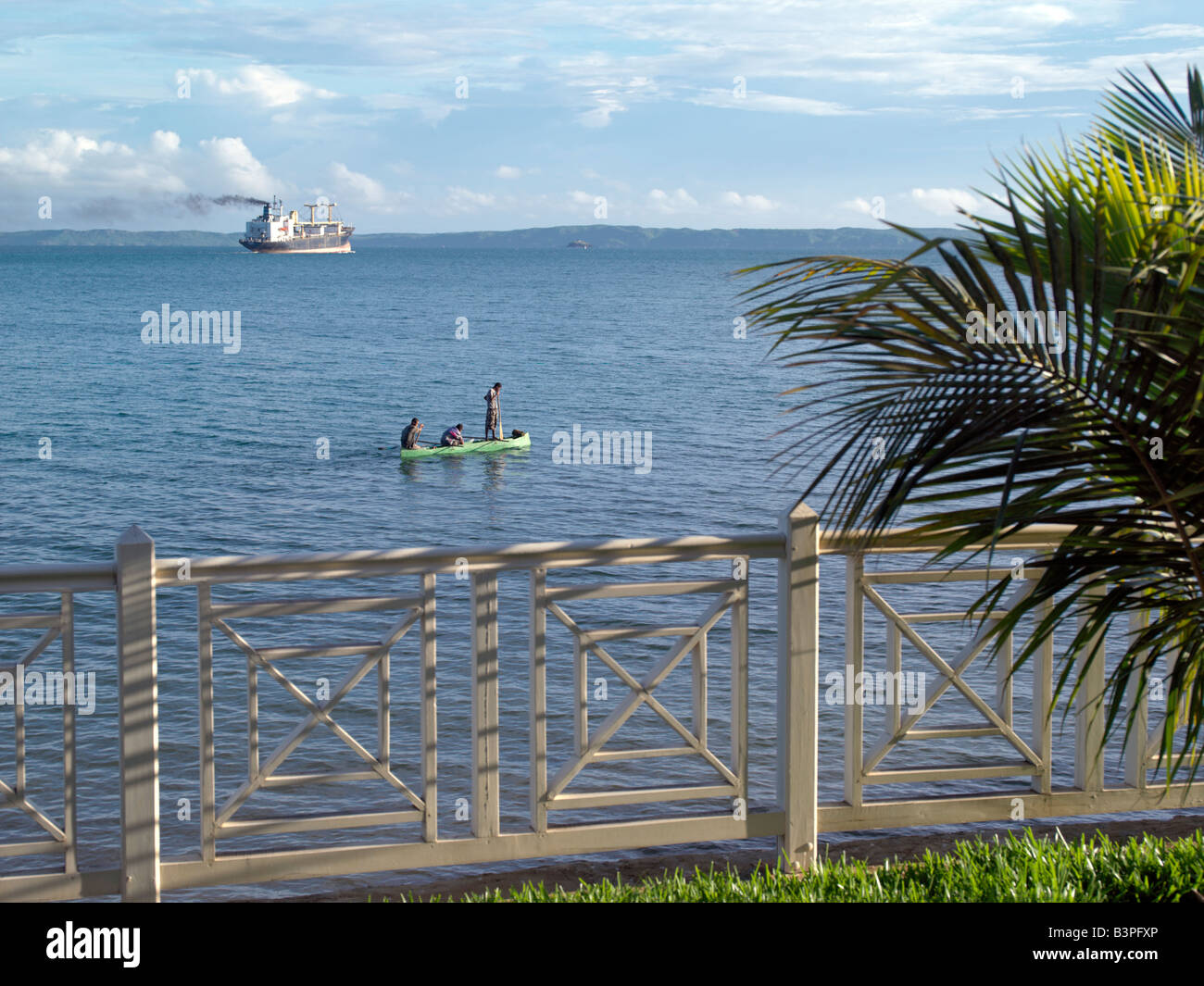 Northern Madagascar, A contrast of vessels in the large protected bay ...
