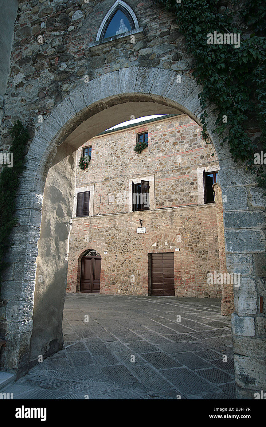 Foreshortening, Contignano, Monte Amiata (Siennese Side) area, Tuscany ...