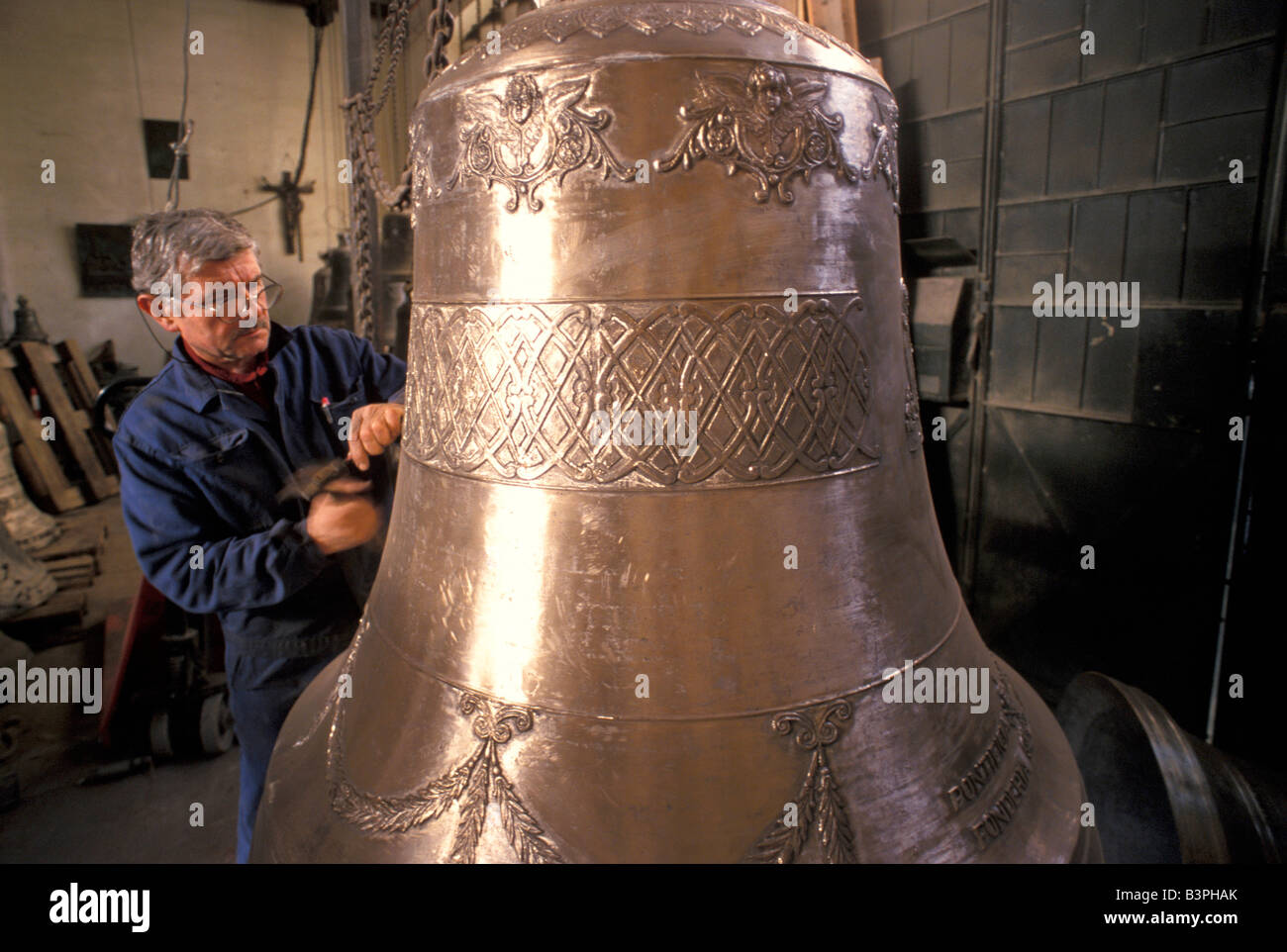 Marinelli bells factory, Agnone, Molise, Italy Stock Photo - Alamy