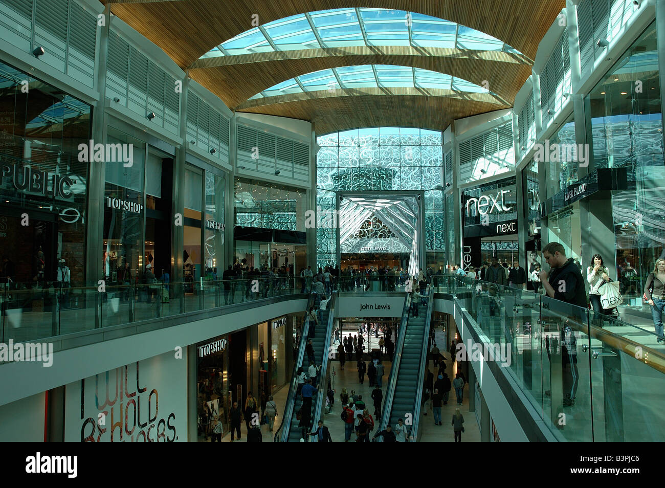 Inside Leicester city Highcross shopping centre Stock Photo - Alamy