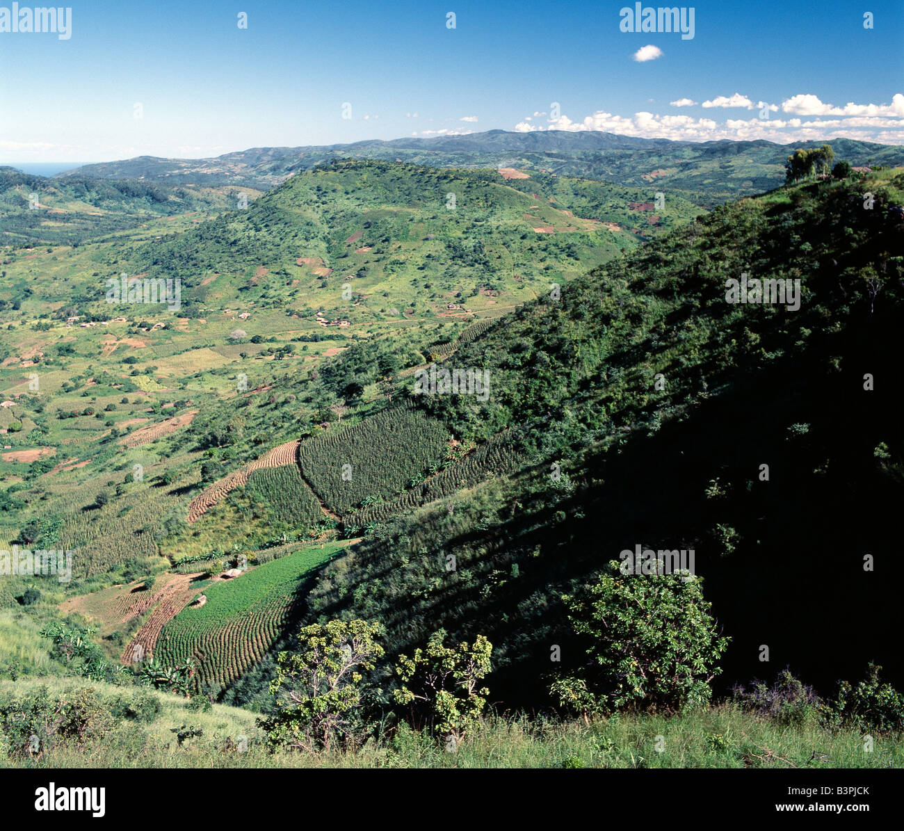 Malawi, Northern Malawi, Karonga. Fertile farming country on the slopes ... Malawi, Northern Malawi, Karonga. Fertile farming country on the slopes ...