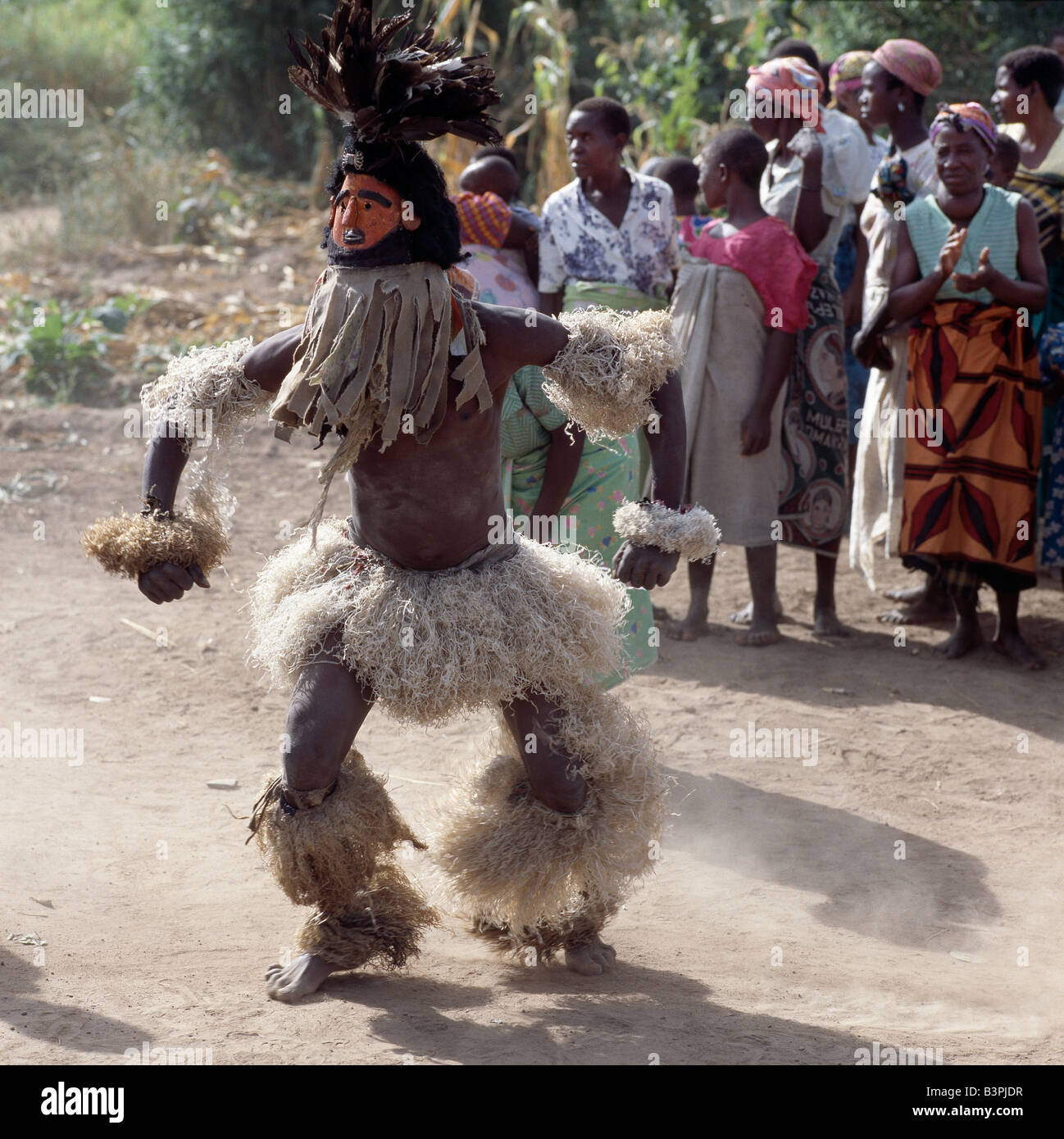 Malawi, Mua, Central Malawi. The Chewa people, Malawi's largest Stock ...
