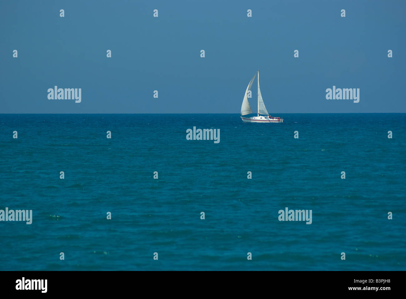 Sailor on the sea Stock Photo - Alamy