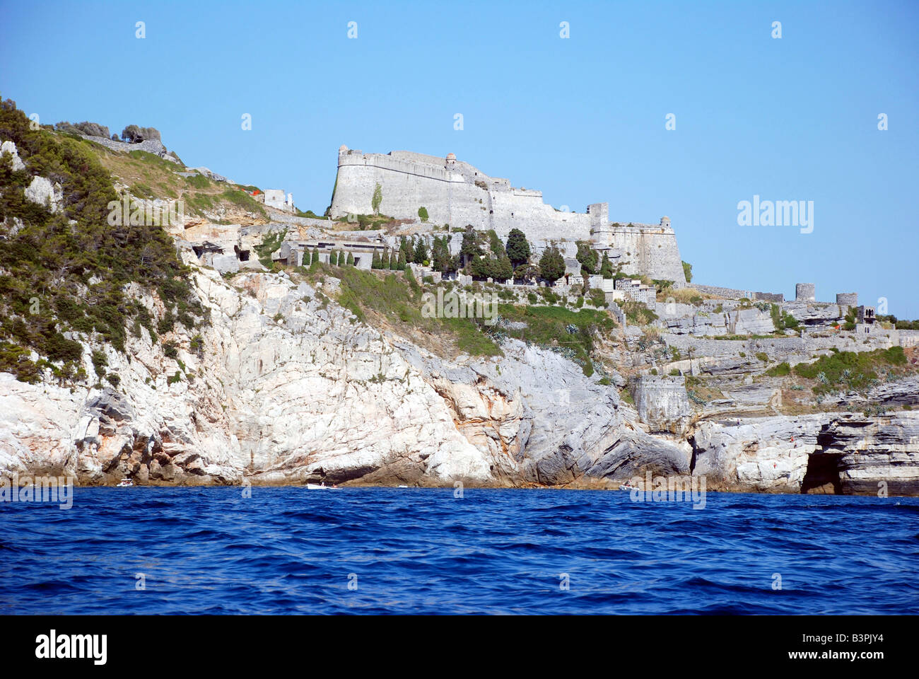 Doria castle, Portovenere, Ligury, Italy Stock Photo - Alamy