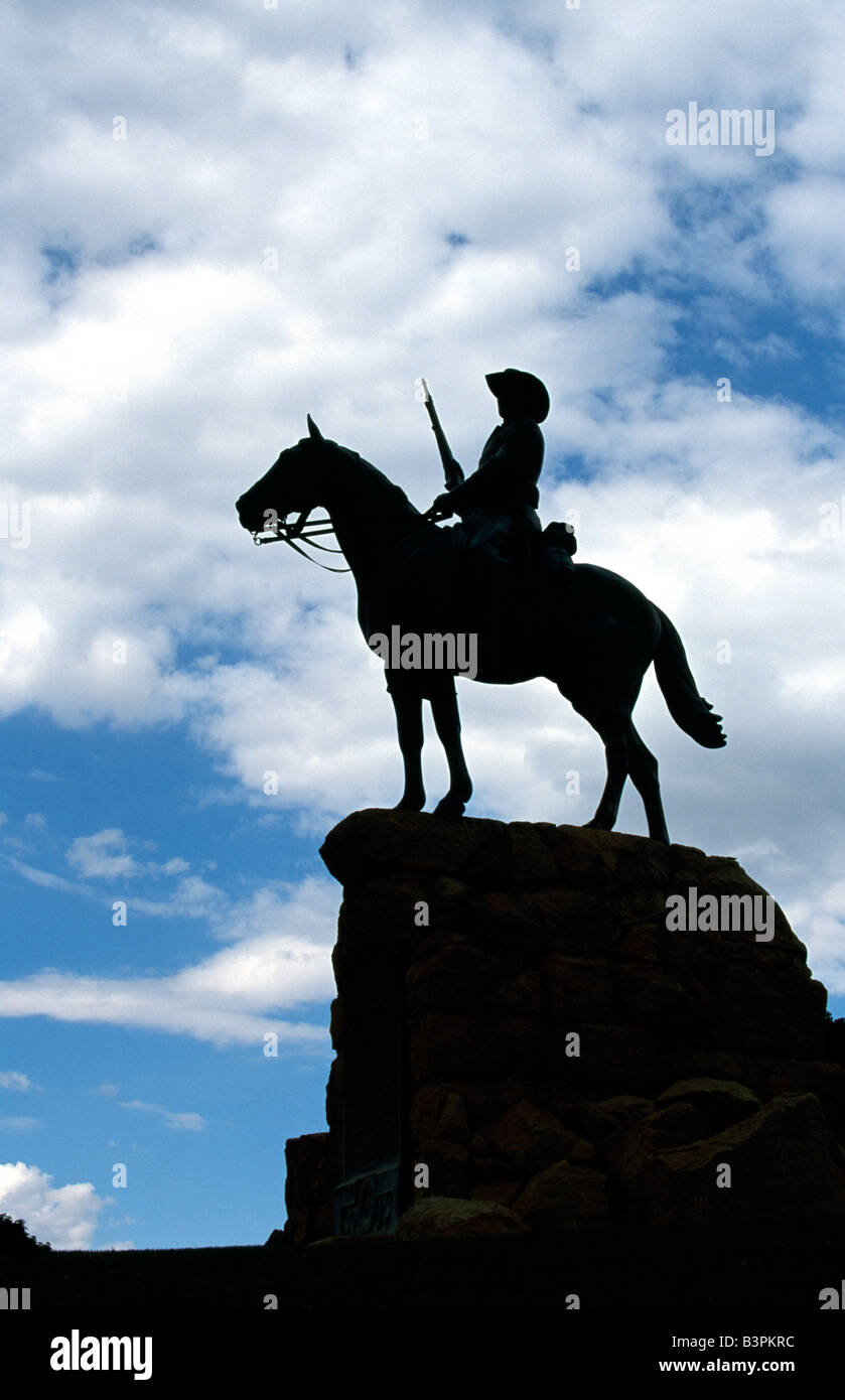 Equestrian statue, memorial in Windhoek, Namibia, Africa Stock Photo ...