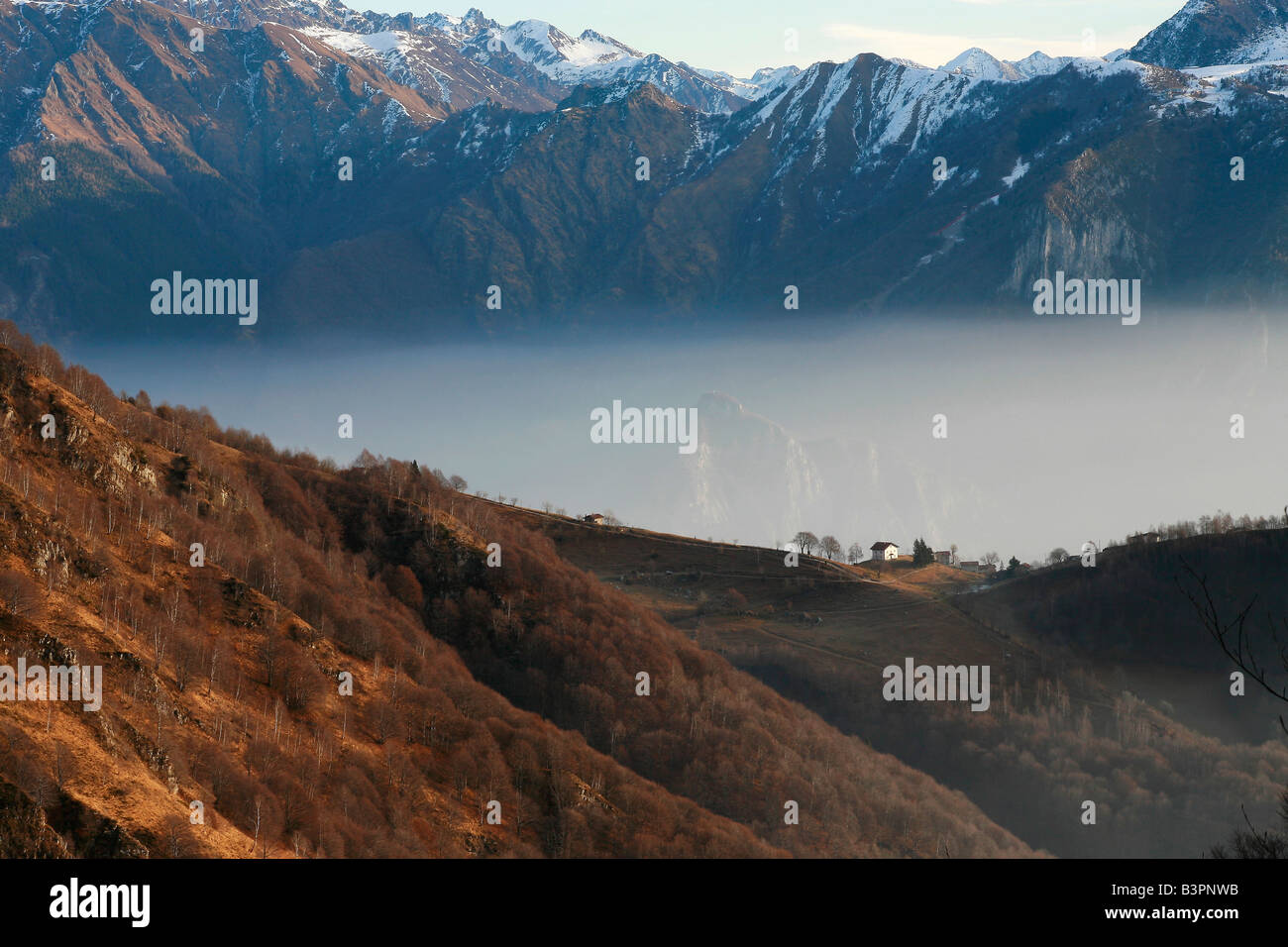 Alpe Brunino, Pasturo, Lombardy, Italy Stock Photo - Alamy