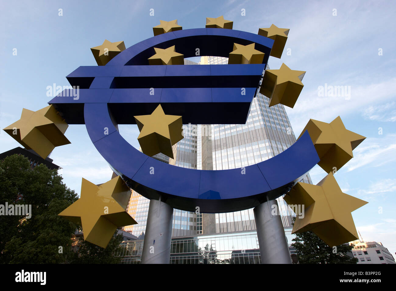Euros sign at eurotower hi-res stock photography and images - Alamy