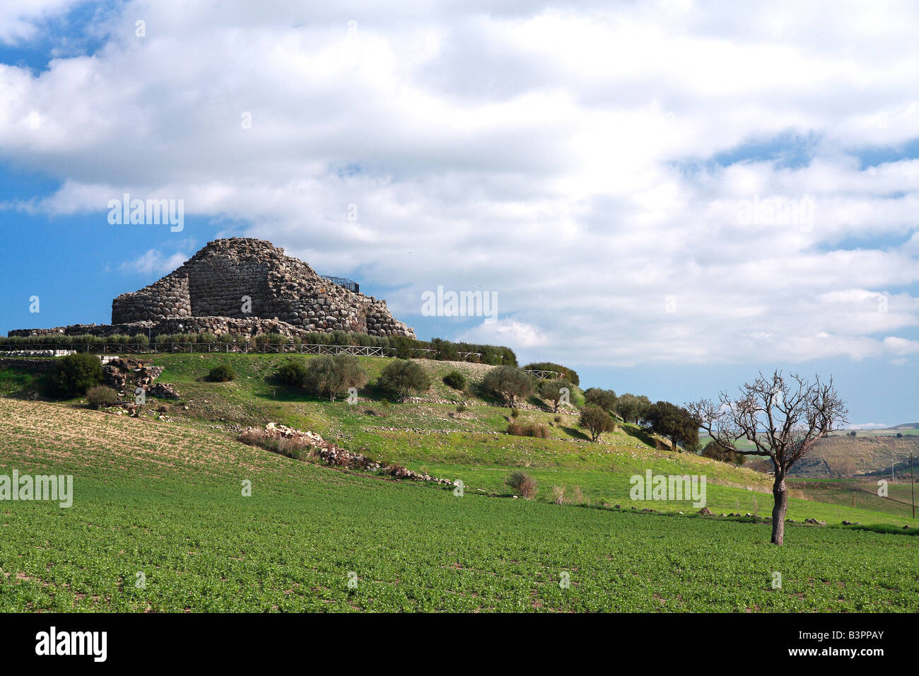 Su Nuraxi nuragic complex, Barumini, Sardinia, Italy Stock Photo - Alamy
