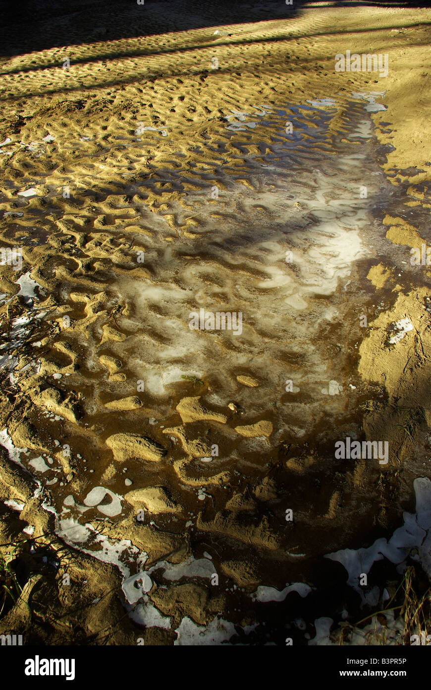 Ice and sand formations hi-res stock photography and images - Alamy