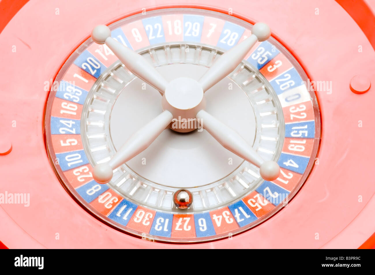 object on white roulette wheel closeup Stock Photo - Alamy