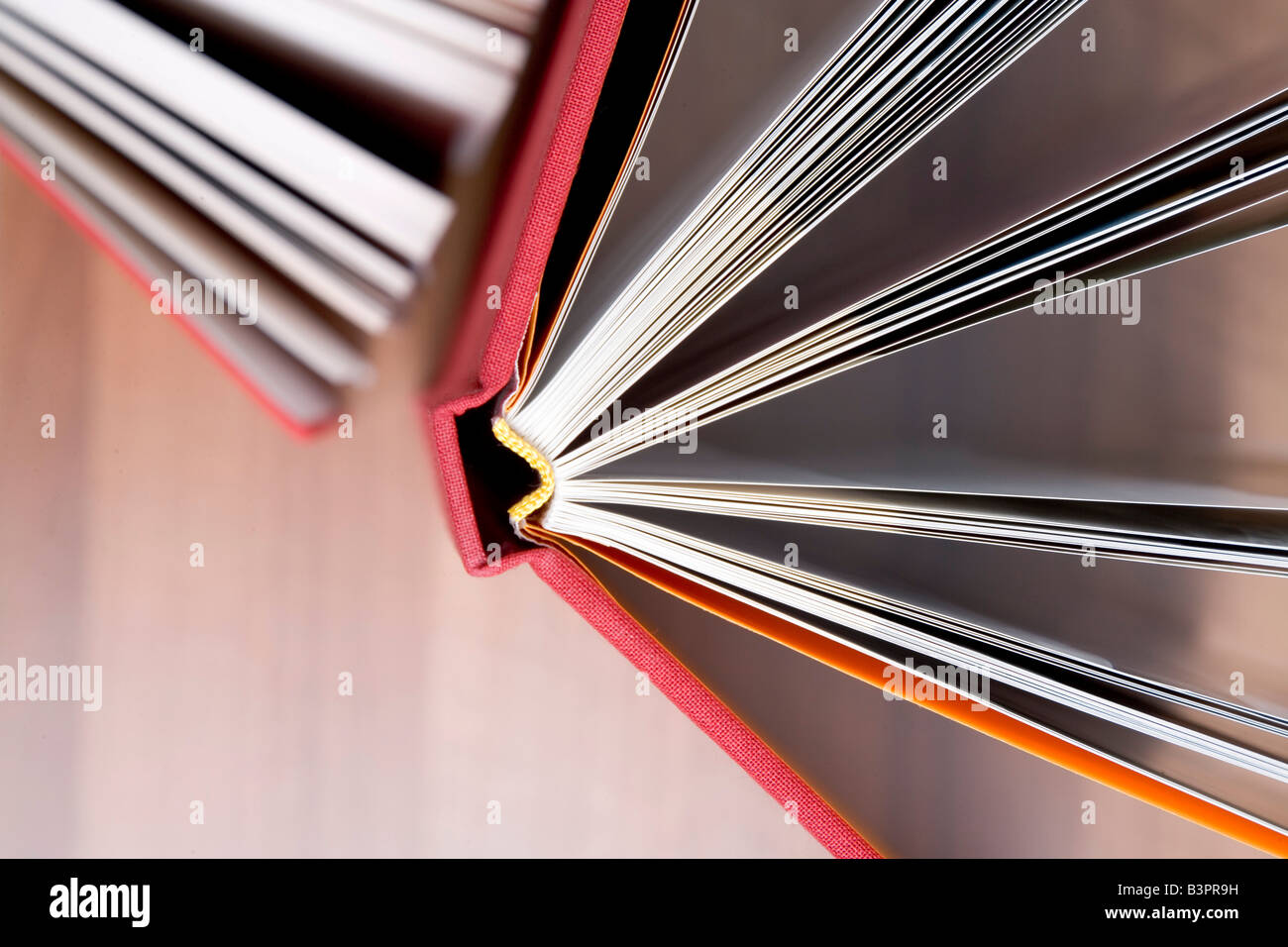 Two open books Stock Photo - Alamy