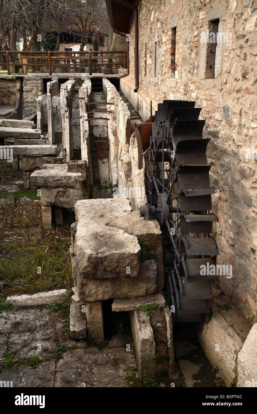 Ancient water mill, Gavardo, Lombardy, Italy Stock Photo - Alamy