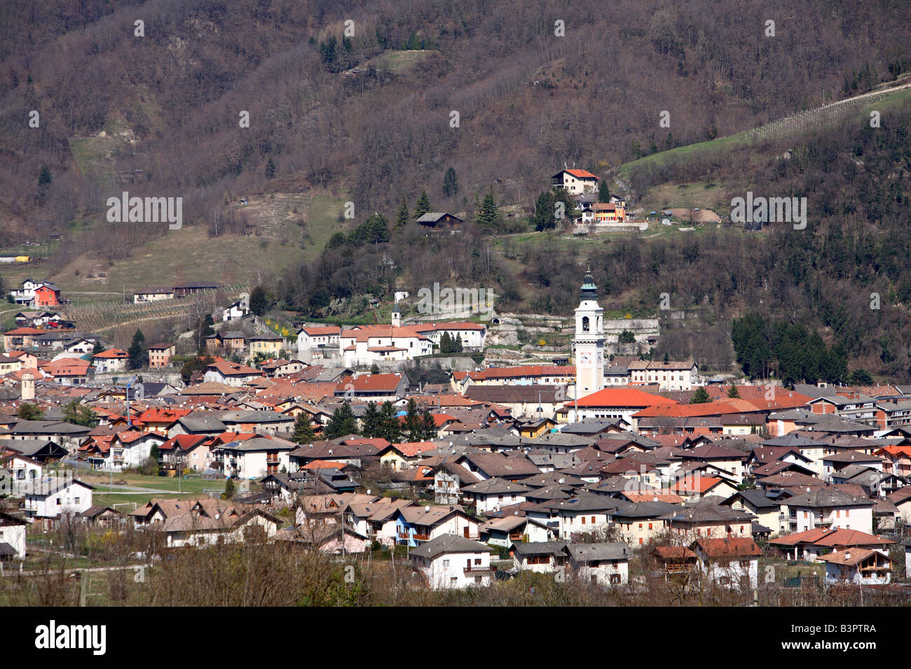 Cityscape, Borgo Valsugana, Trentino Alto Adige, Italy Stock Photo - Alamy