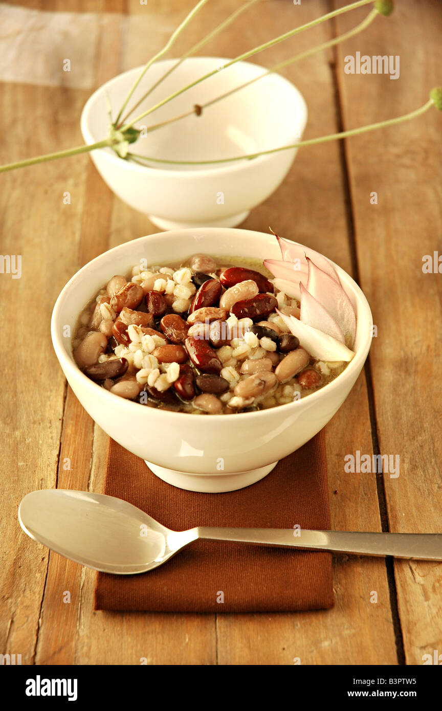 Pulses soup, Italy Stock Photo - Alamy