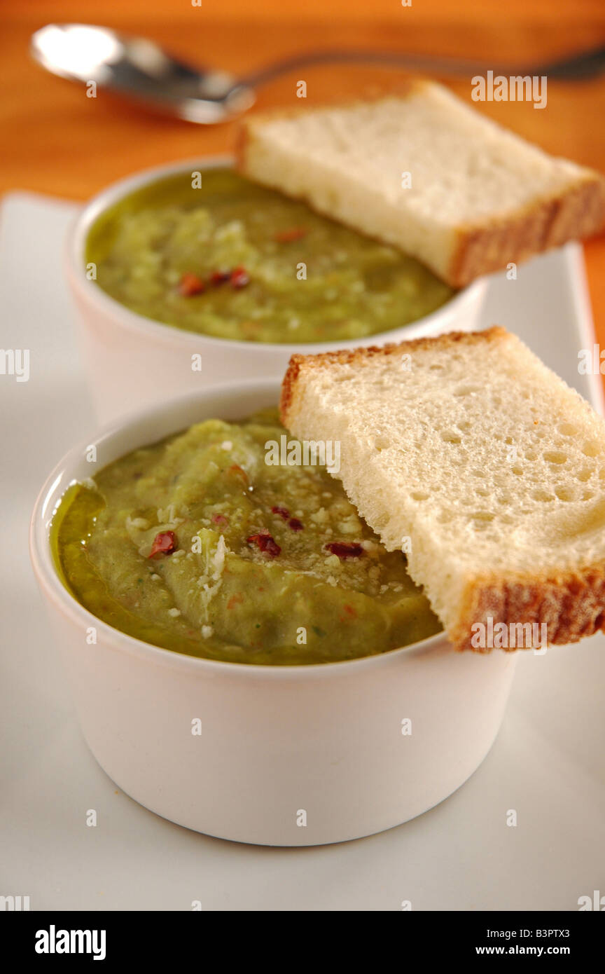 Macco soup, Typical calabrian food, Calabria, Italy Stock Photo - Alamy