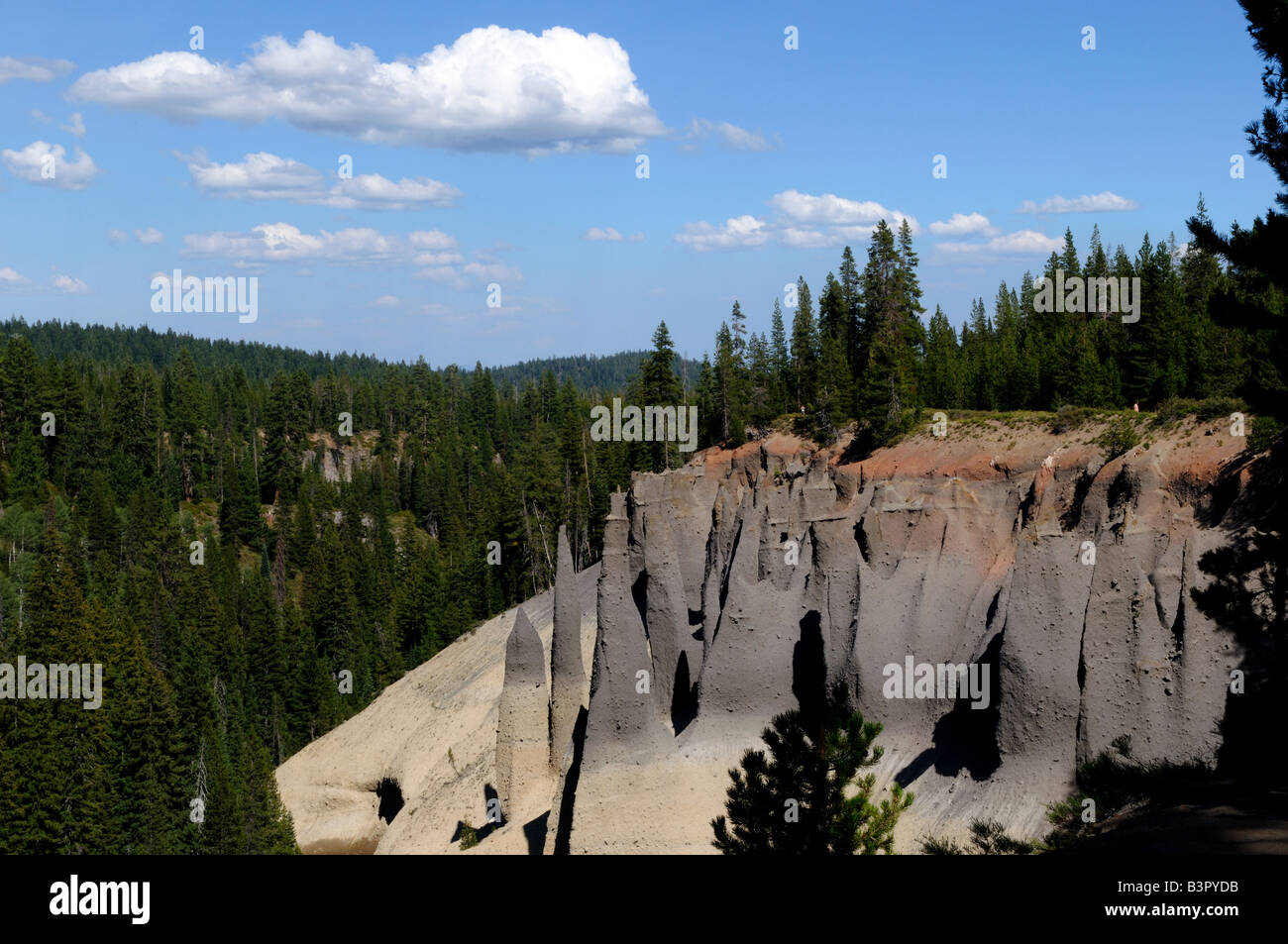 The Pinnacles. The Crater Lake National Park, Oregon, USA Stock Photo ...