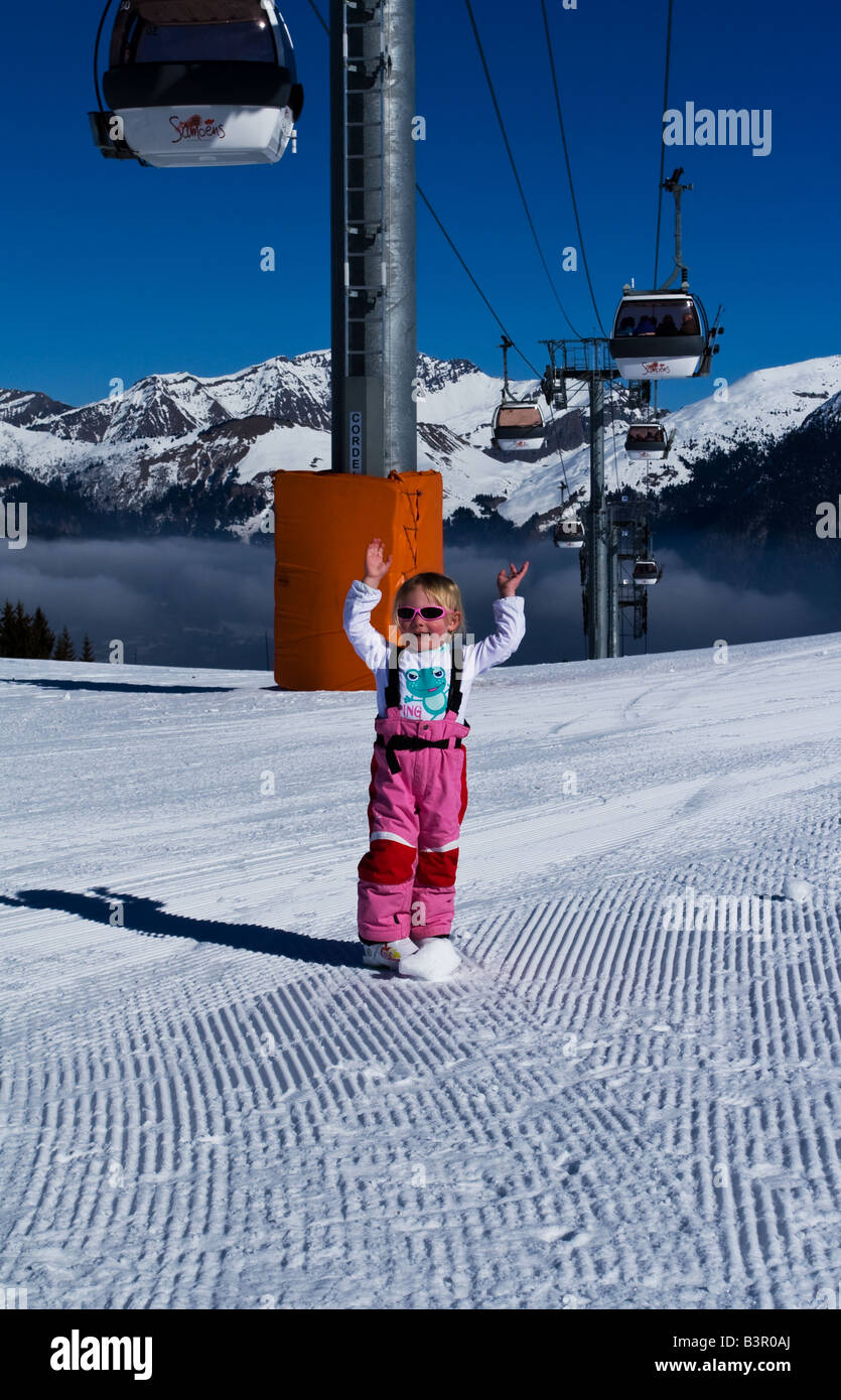 Samoens Ski Area Stock Photo - Alamy