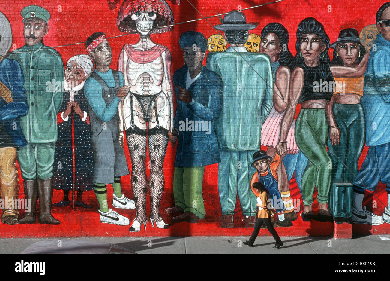 MEXICO POPULAR CULTURE AND POLITICAL PROTEST MURALS IN A NEIGHBOURHOOD ...