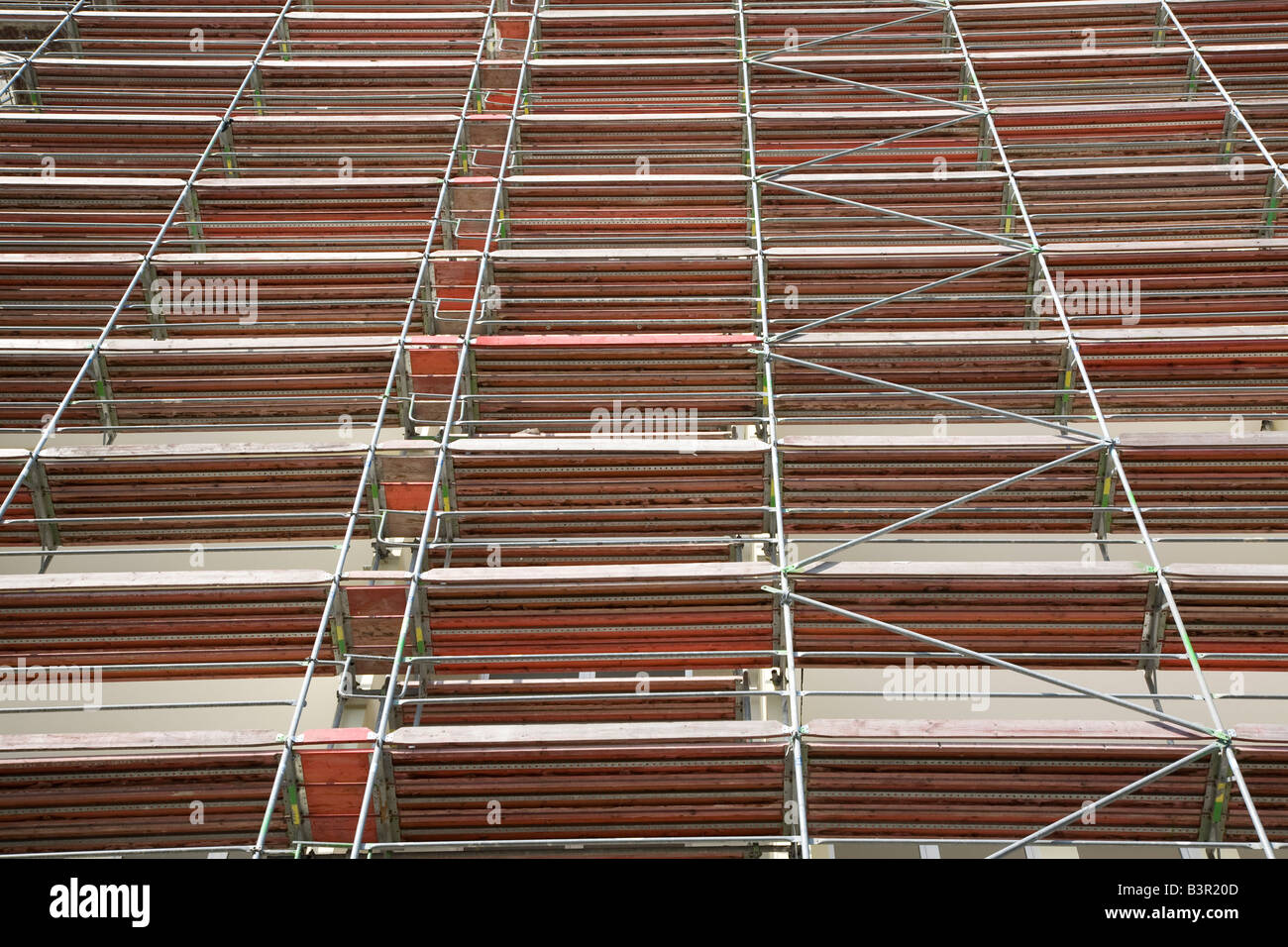 Scaffolding on a renovation project Berlin Germany Stock Photo - Alamy