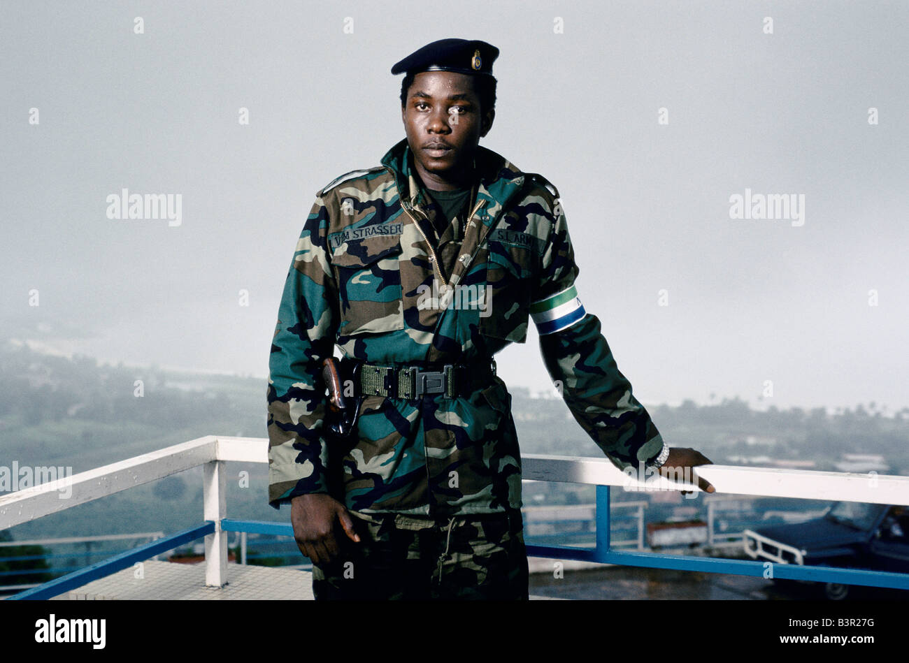 Captain Valentine Strasser, 27, Leader of the Provisional Ruling ...