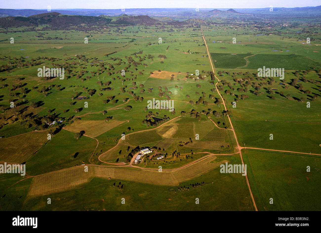 Aerial farmland Australia Stock Photo - Alamy